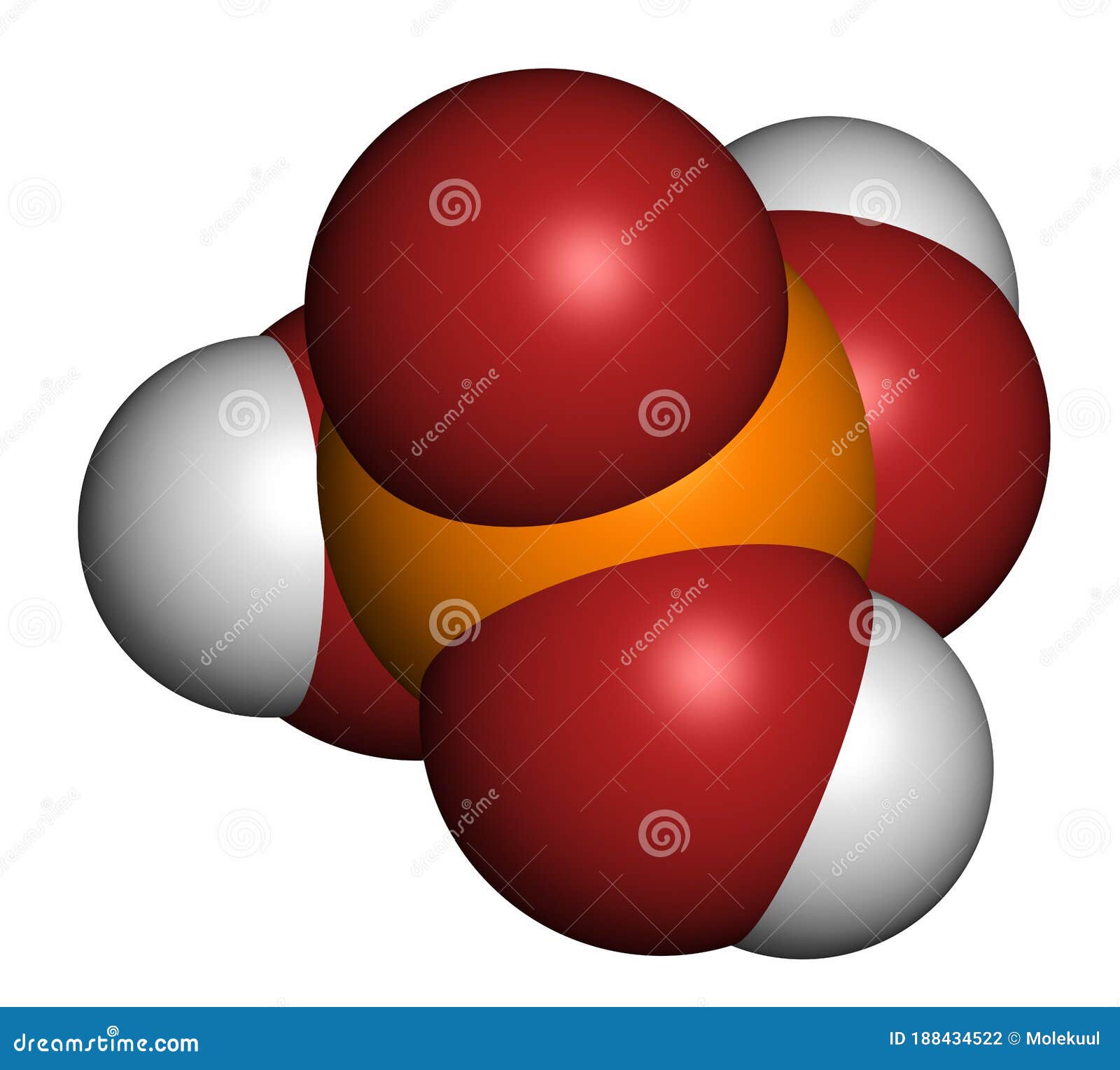 Phosphoric Acid, Orthophosphoric Acid, H2PO4 Molecule. It Is A Mineral ... Phosphoric Acid, Orthophosphoric Acid, H2PO4 Molecule. It Is A Mineral ...