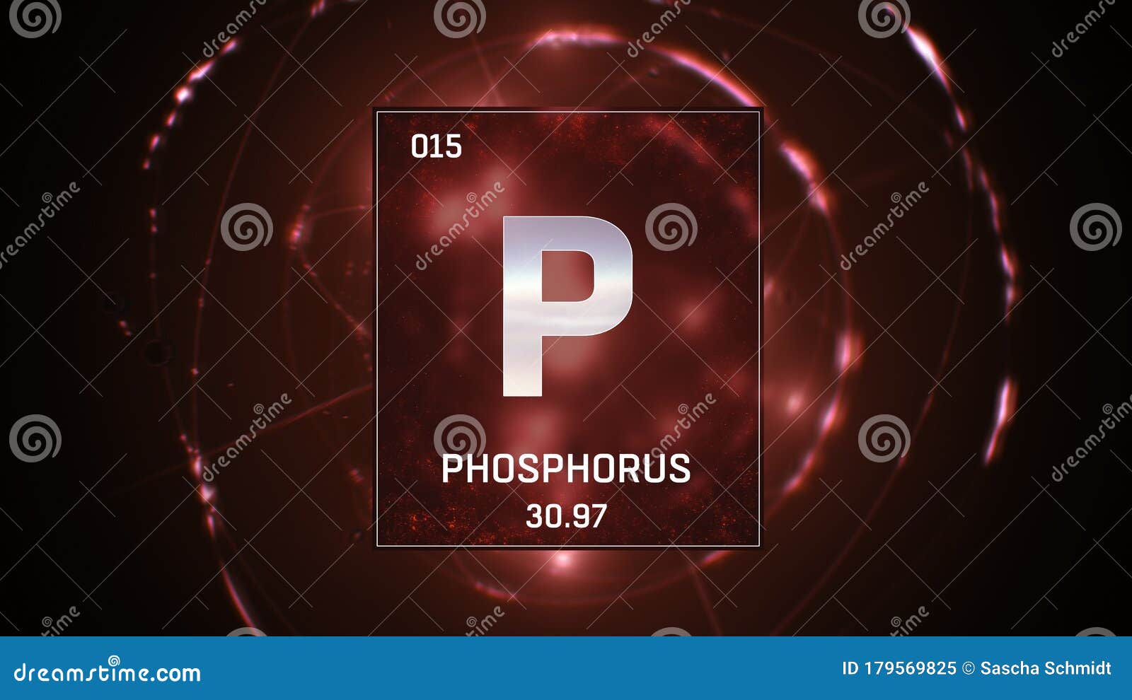 Illustration Of Phosphorus Chemical Element Isotopes Atomic Structure ...