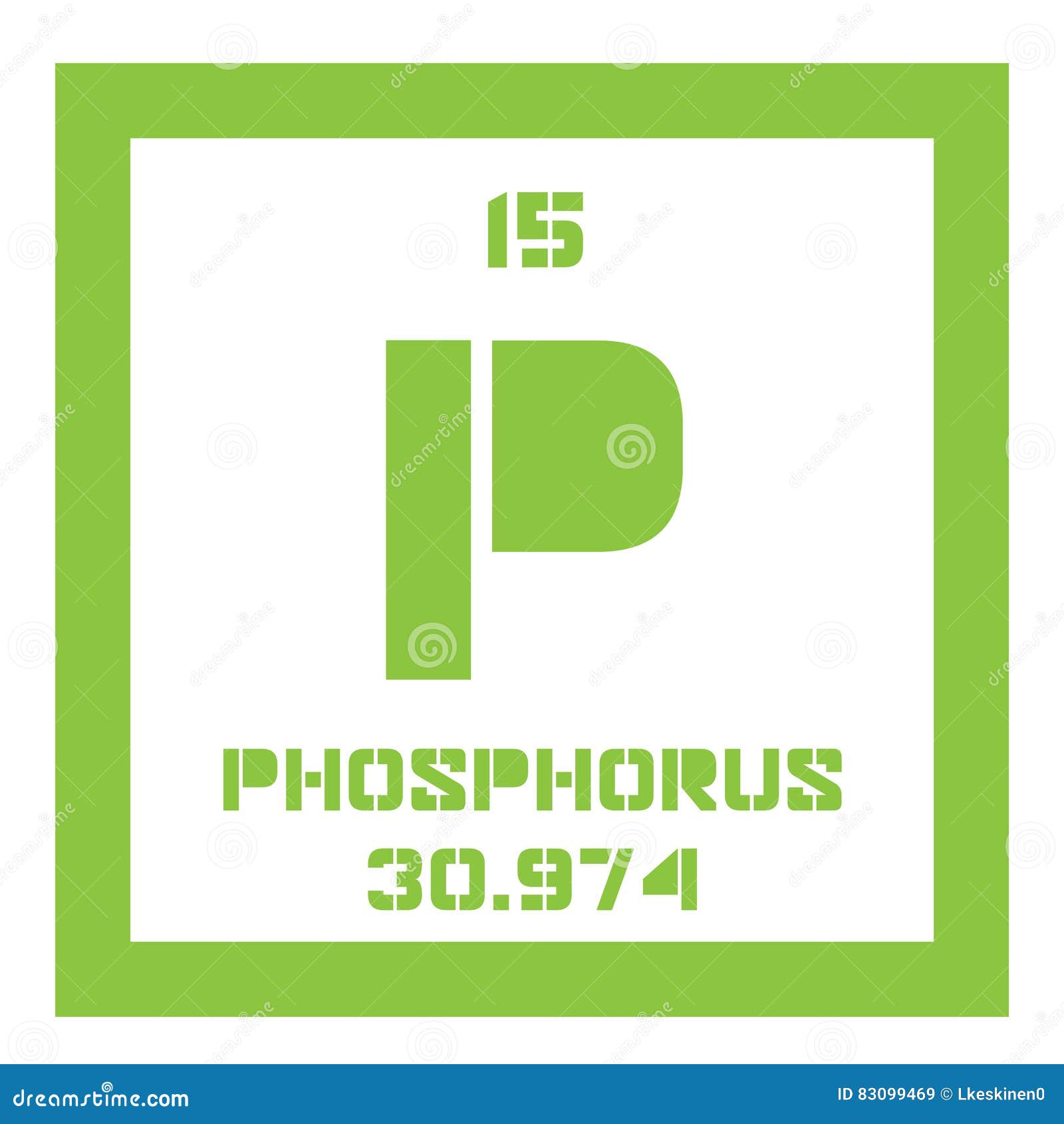 Phosphorus Chemical Element Stock Vector - Illustration of physics ...