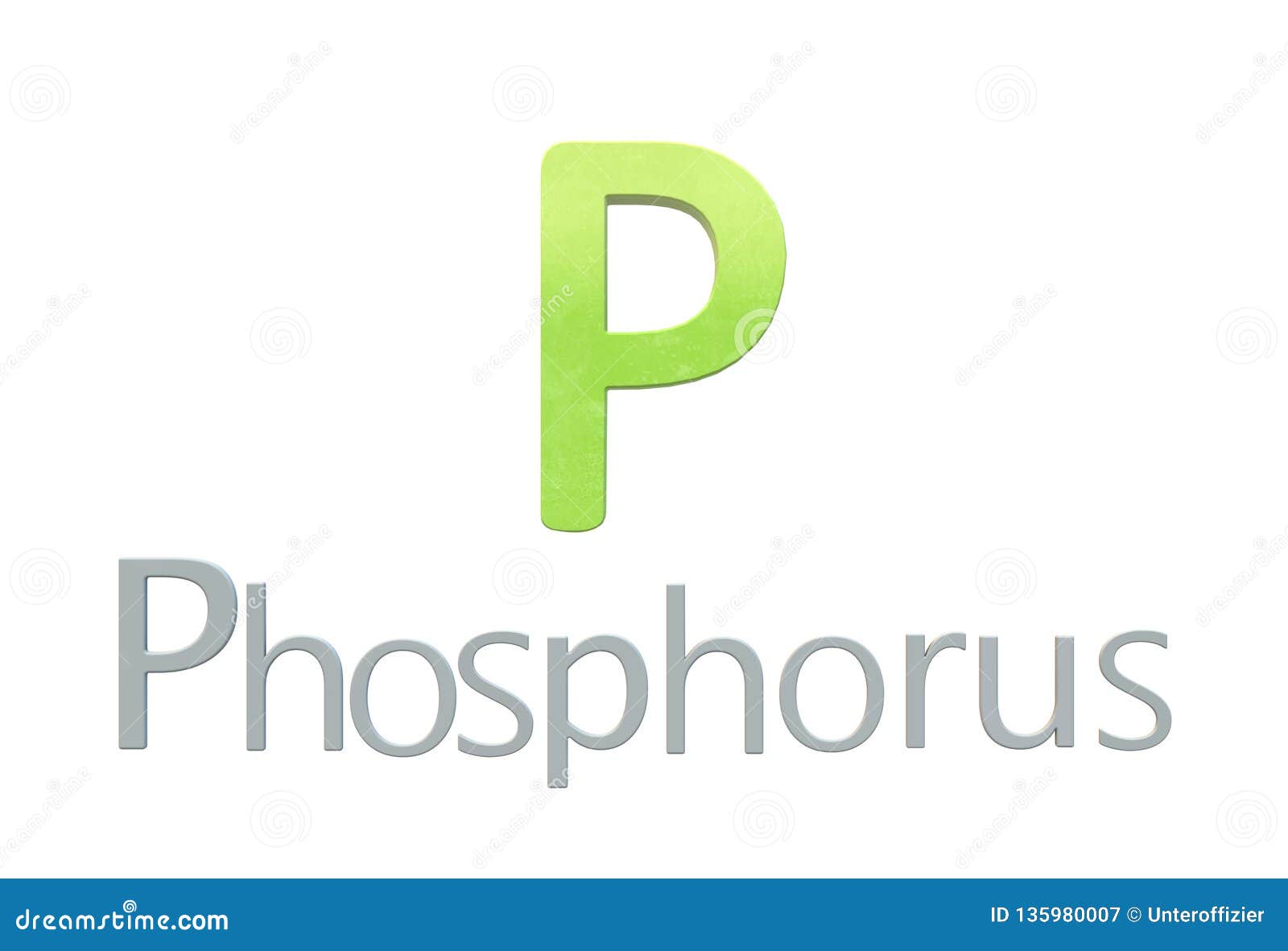 Phosphorus Chemical Symbol As in the Periodic Table Stock Illustration ...