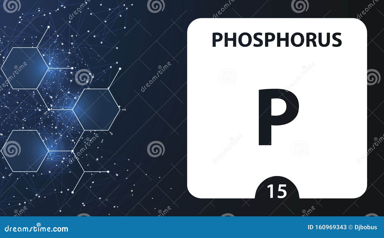 Phosphorus 15 Element. Alkaline Earth Metals. Chemical Element of ...