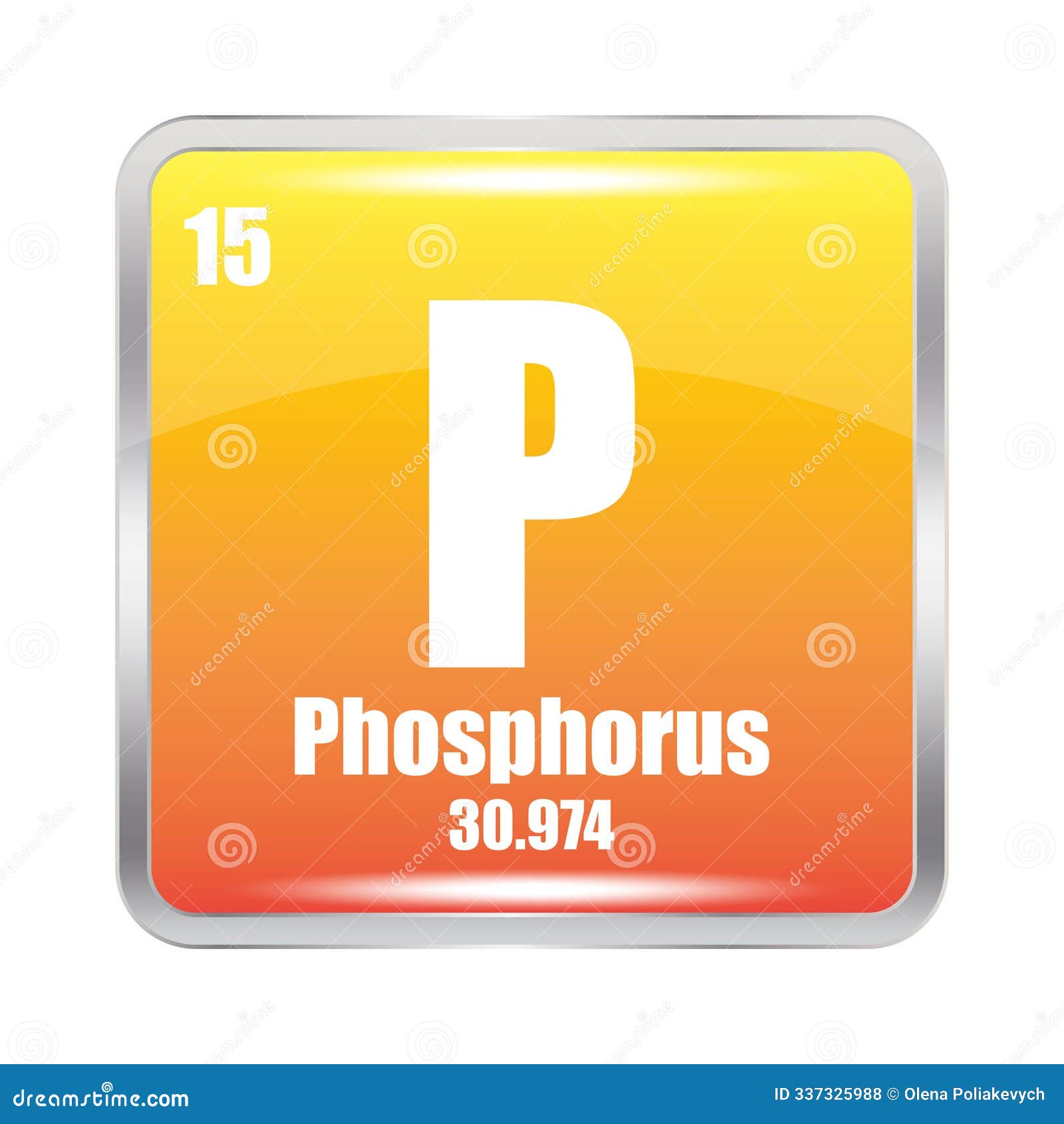 Phosphorus. Element Of The Periodic Table Of The Mendeleev System ...