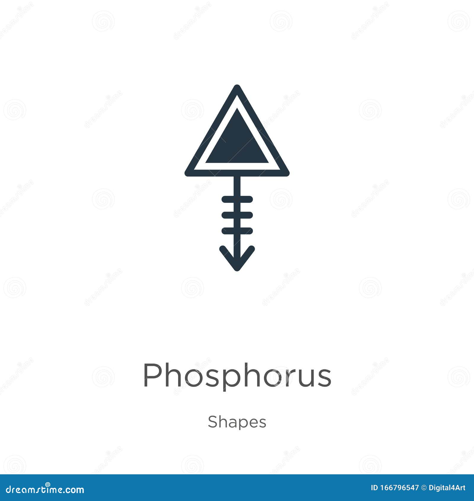 Phosphorus Icon Vector. Trendy Flat Phosphorus Icon from Shapes Collection Isolated on White ...