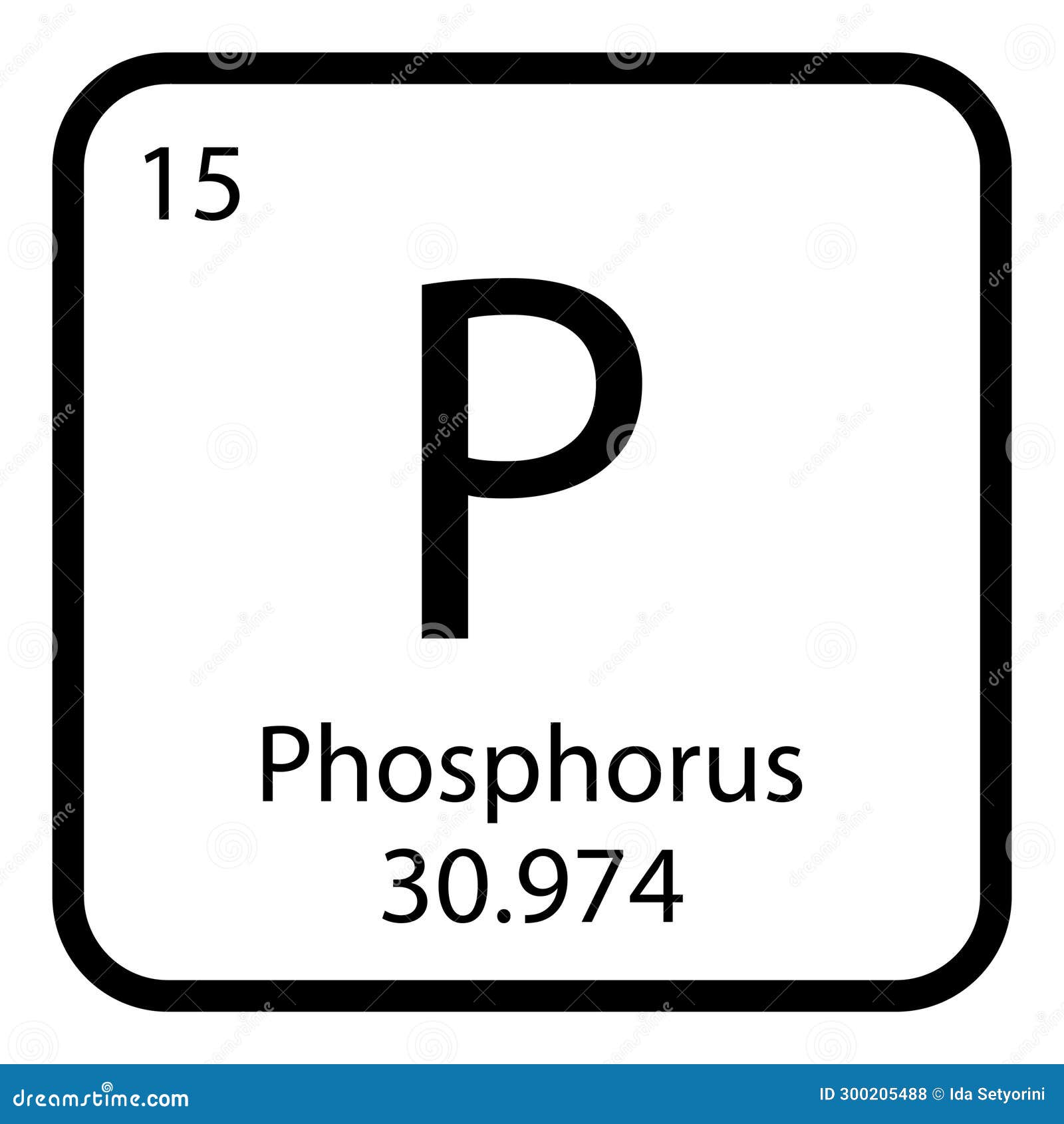 Phosphorus icon vektor stock illustration. Illustration of molecule ...