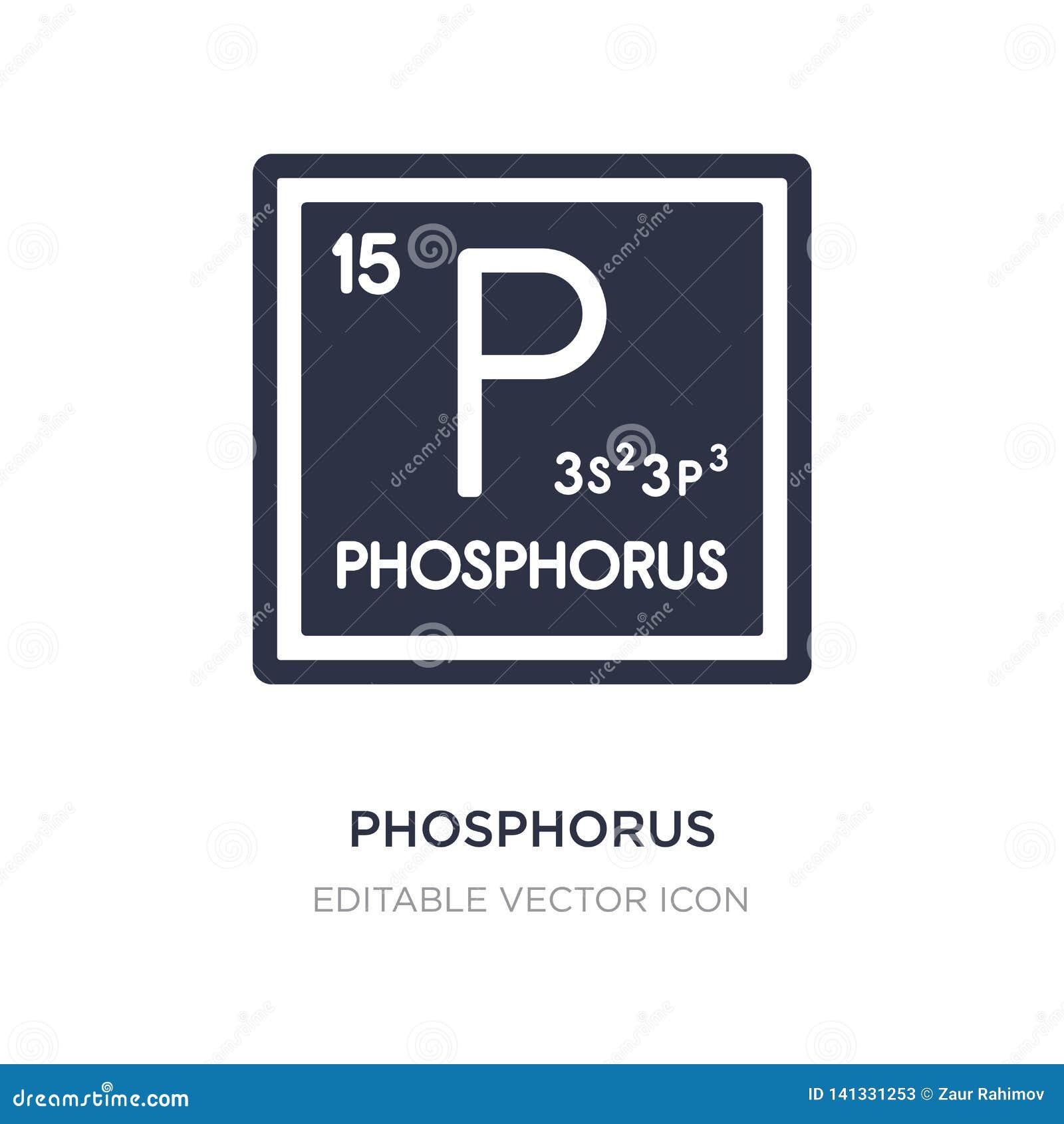 Phosphorus Icon On White Background. Simple Element Illustration From ...