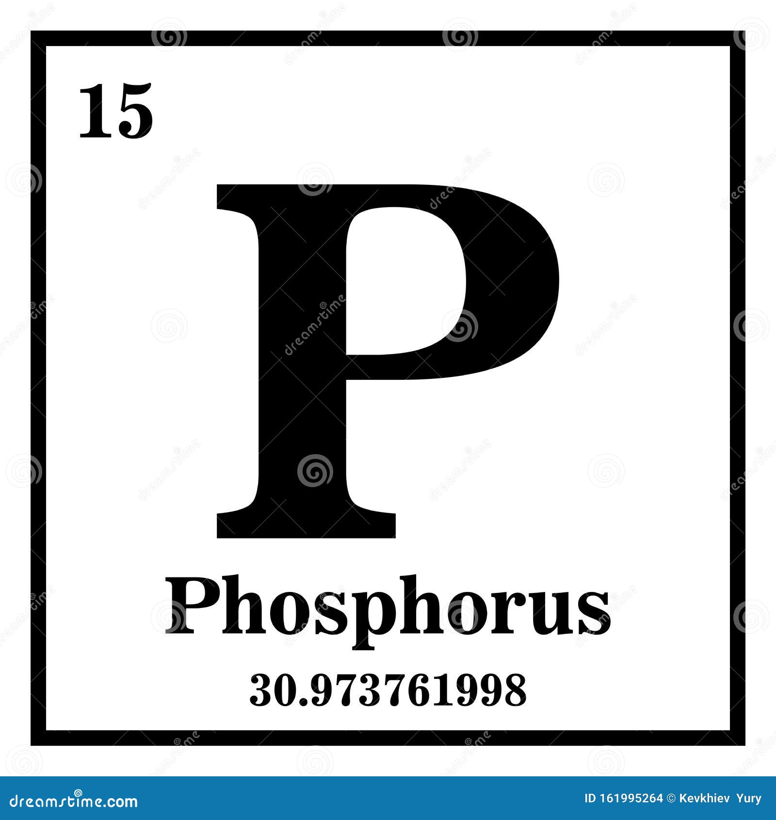 Phosphorus Periodic Table of the Elements Vector Stock Vector ...