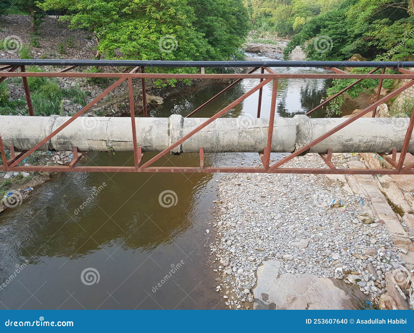 Photo from Above of Swerage System River Stock Photo - Image of ...