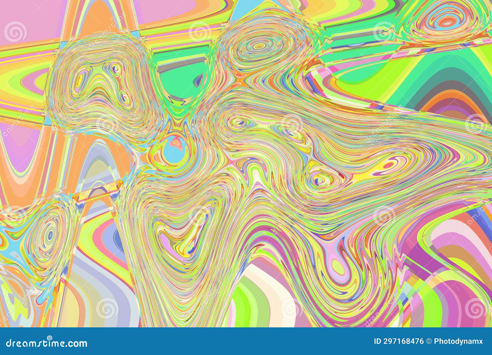 Abstract Wavy Rainbow Background Colourful Colors Colours Lines ...