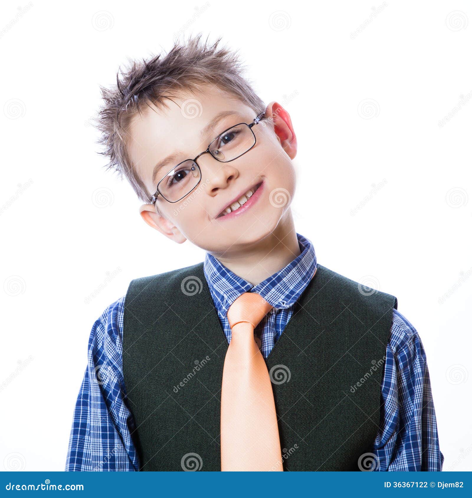 Photo of Adorable Young Happy Boy Stock Photo - Image of offspring ...