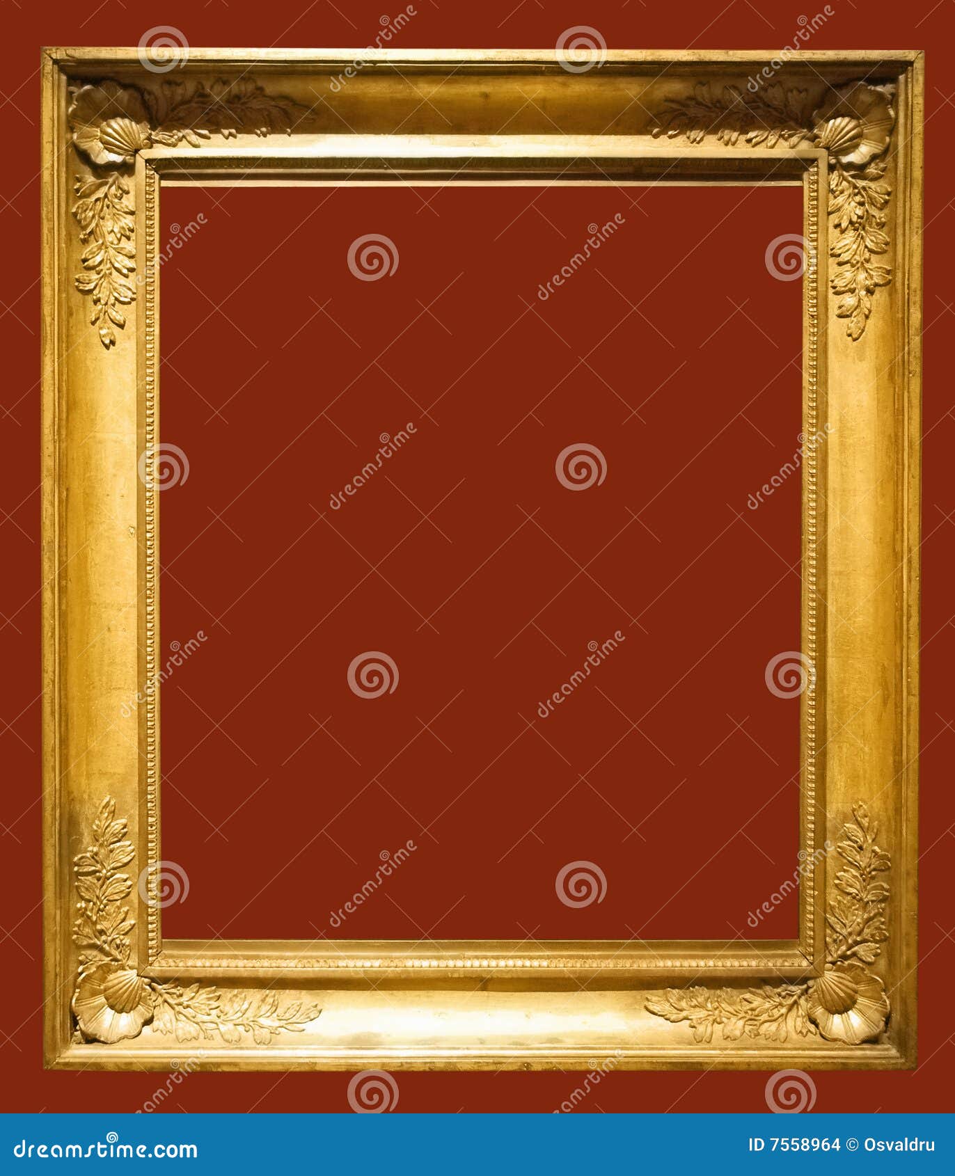 Photo of Aged Picture Frame Stock Photo - Image of cover, rectangular ...