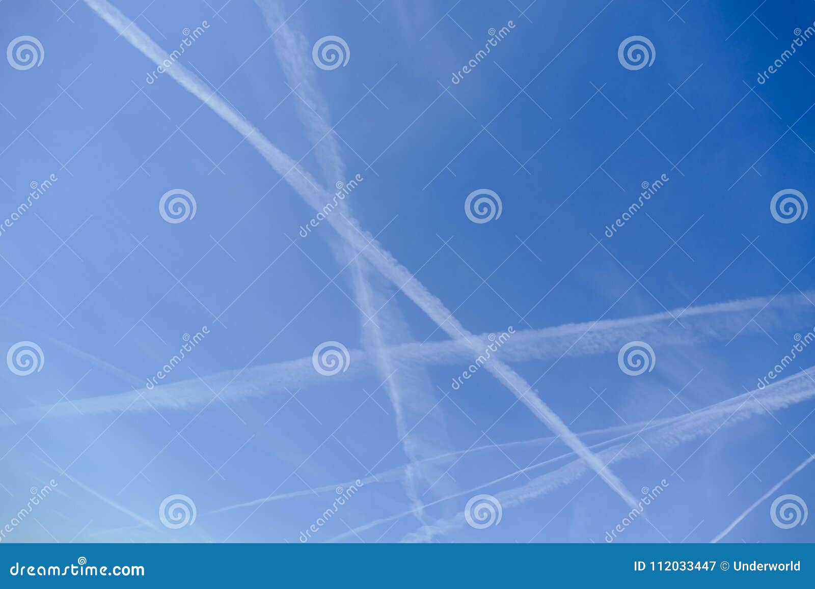 Airplanes crossing paths stock image. Image of atmosphere - 112033447