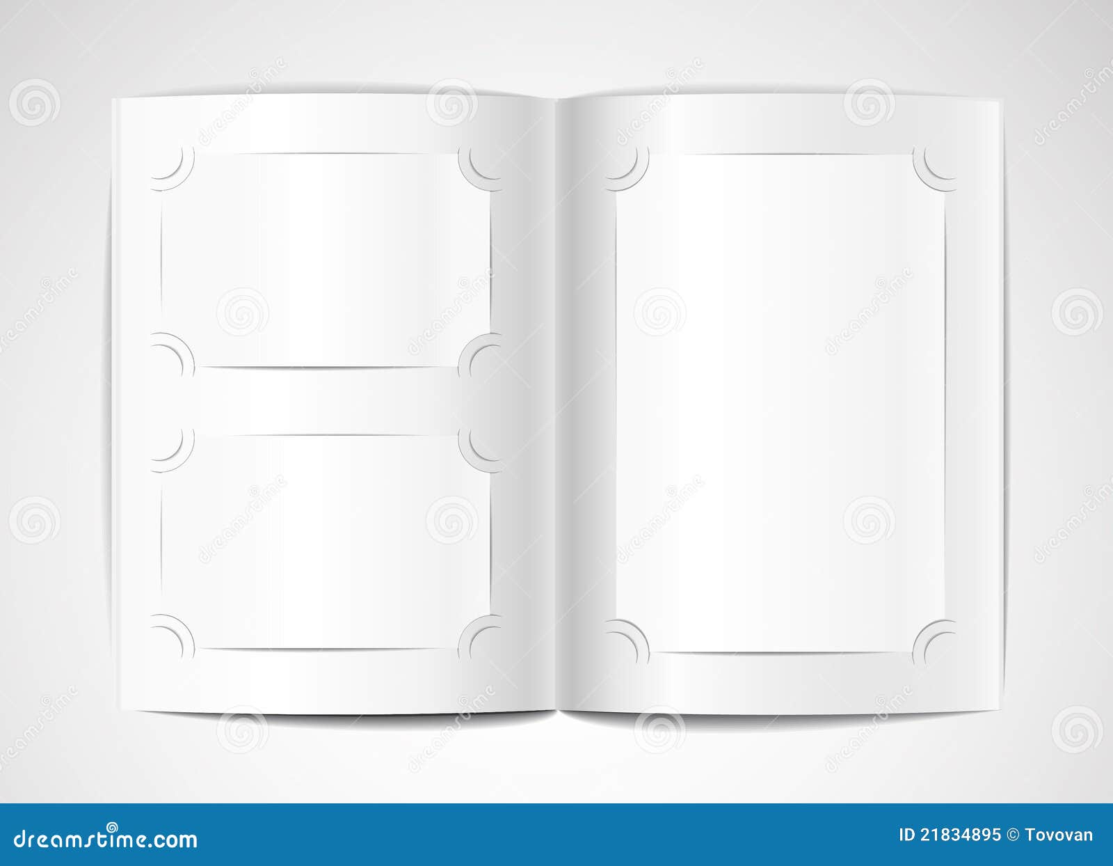 Photo album pages stock vector. Illustration of design - 21834895