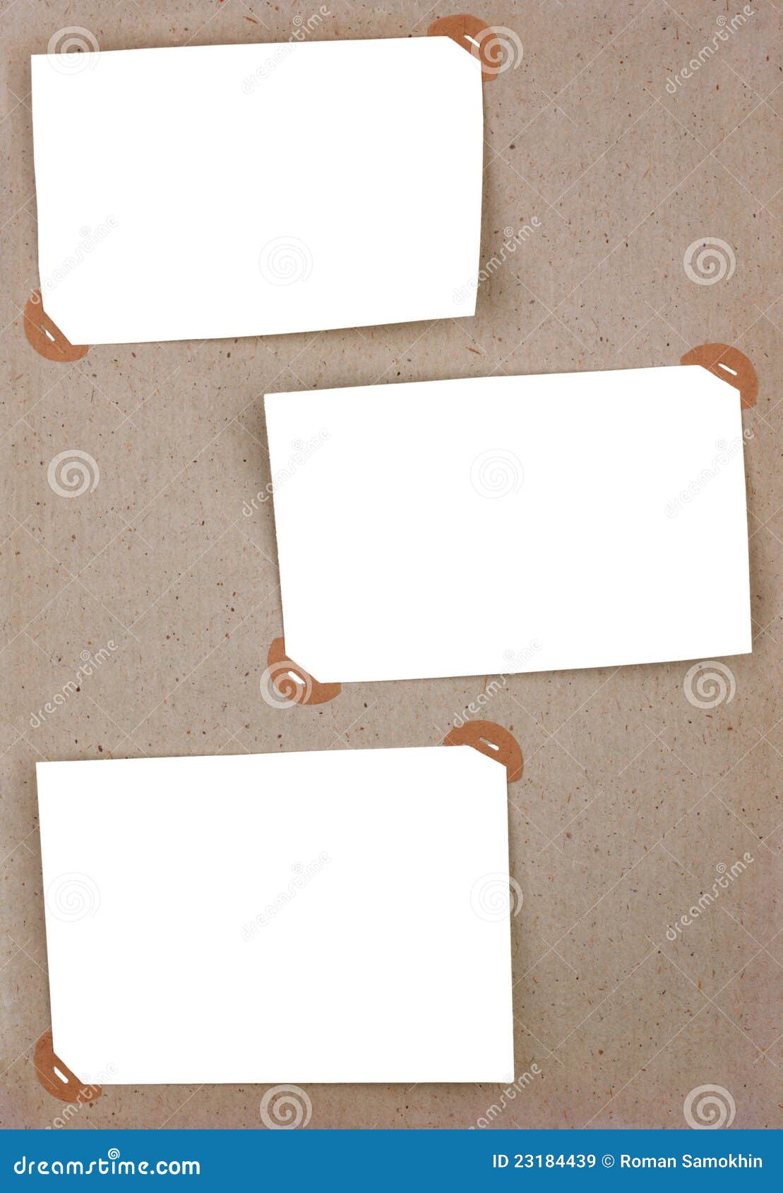 Photo Album with Photo Frames Stock Image - Image of canvas, background ...