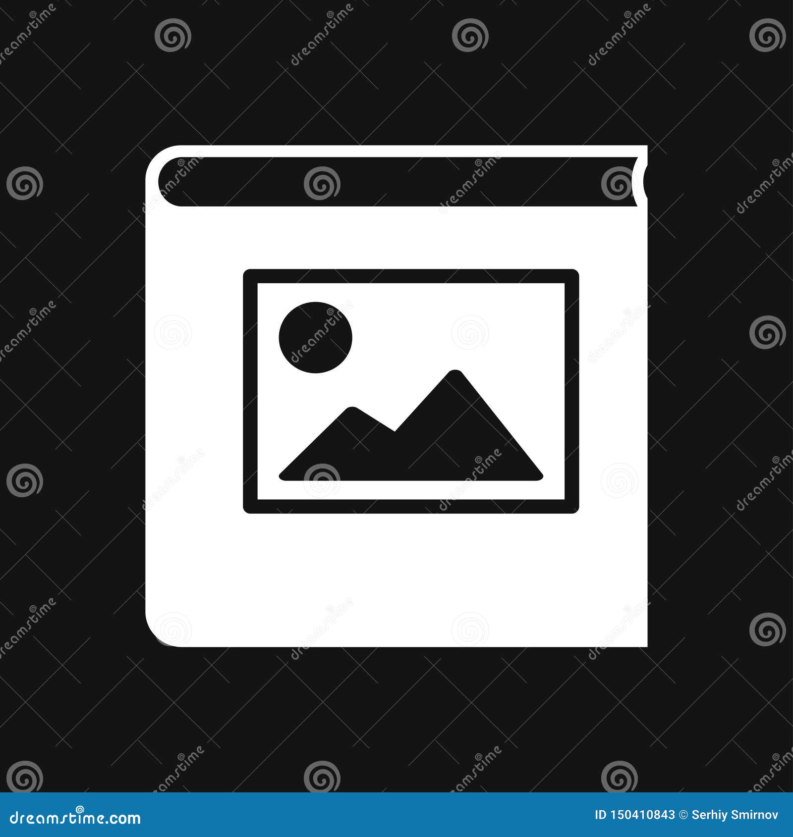 Photo Album Icon Vector