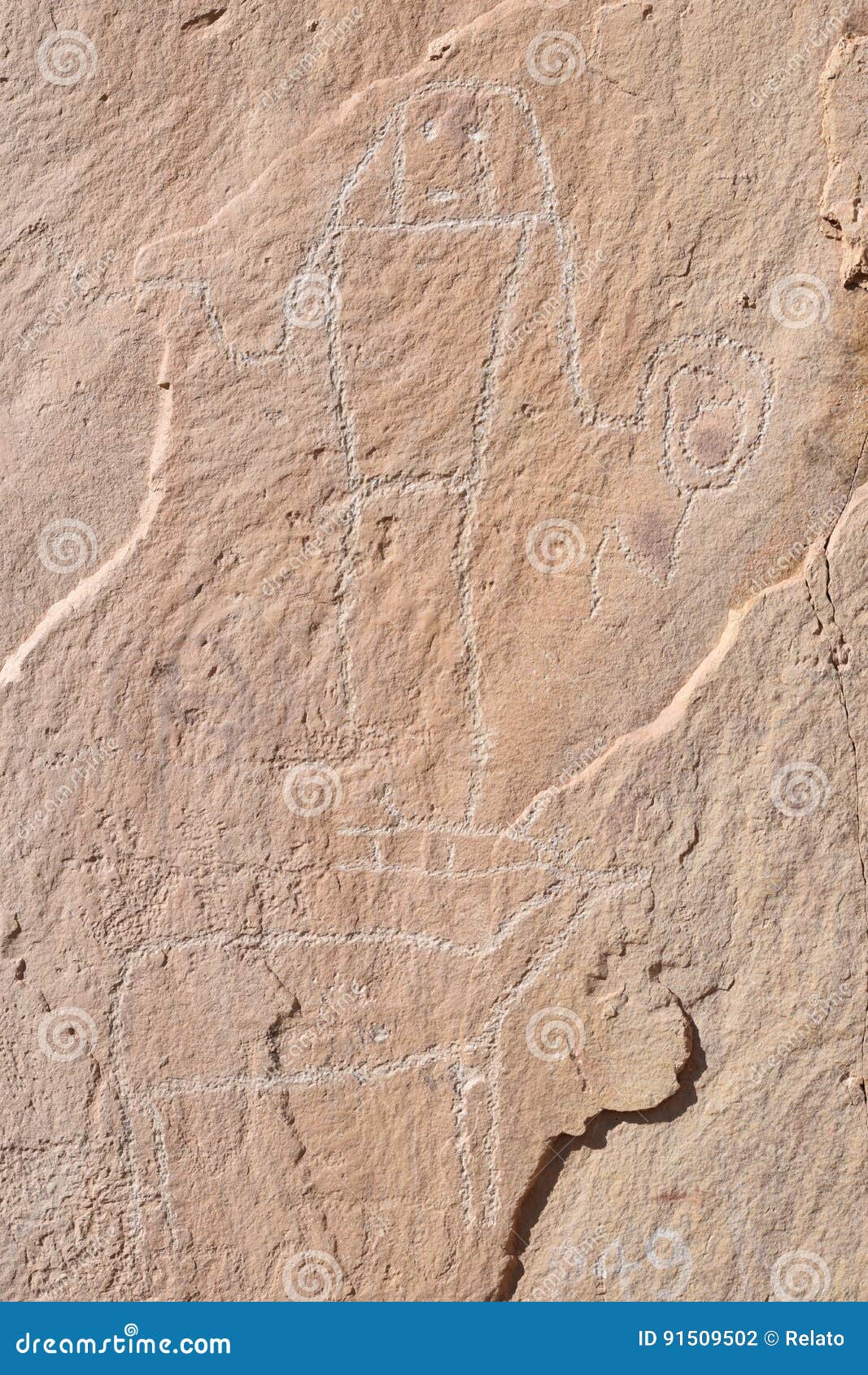 Photo of Ancient Petroglyphs Stock Photo - Image of prehistoric ...