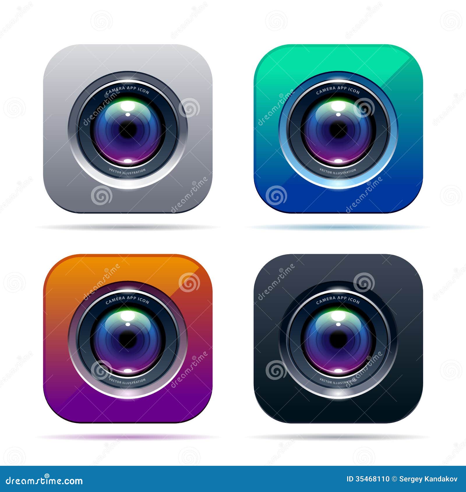 Photo app icon stock vector. Illustration of software - 35468110