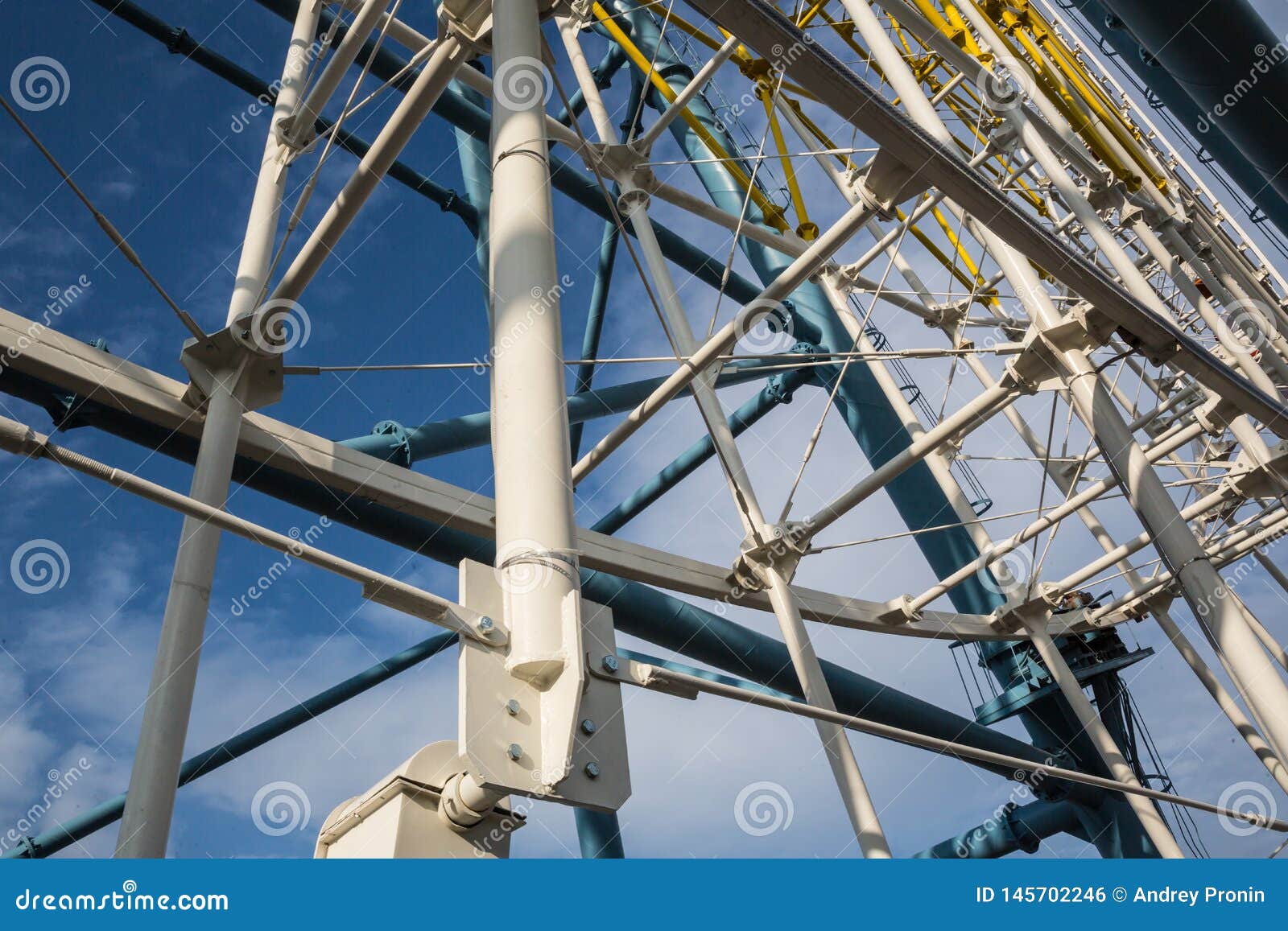 Photo of Architectural Details of the Metallic Structure of a Big ...