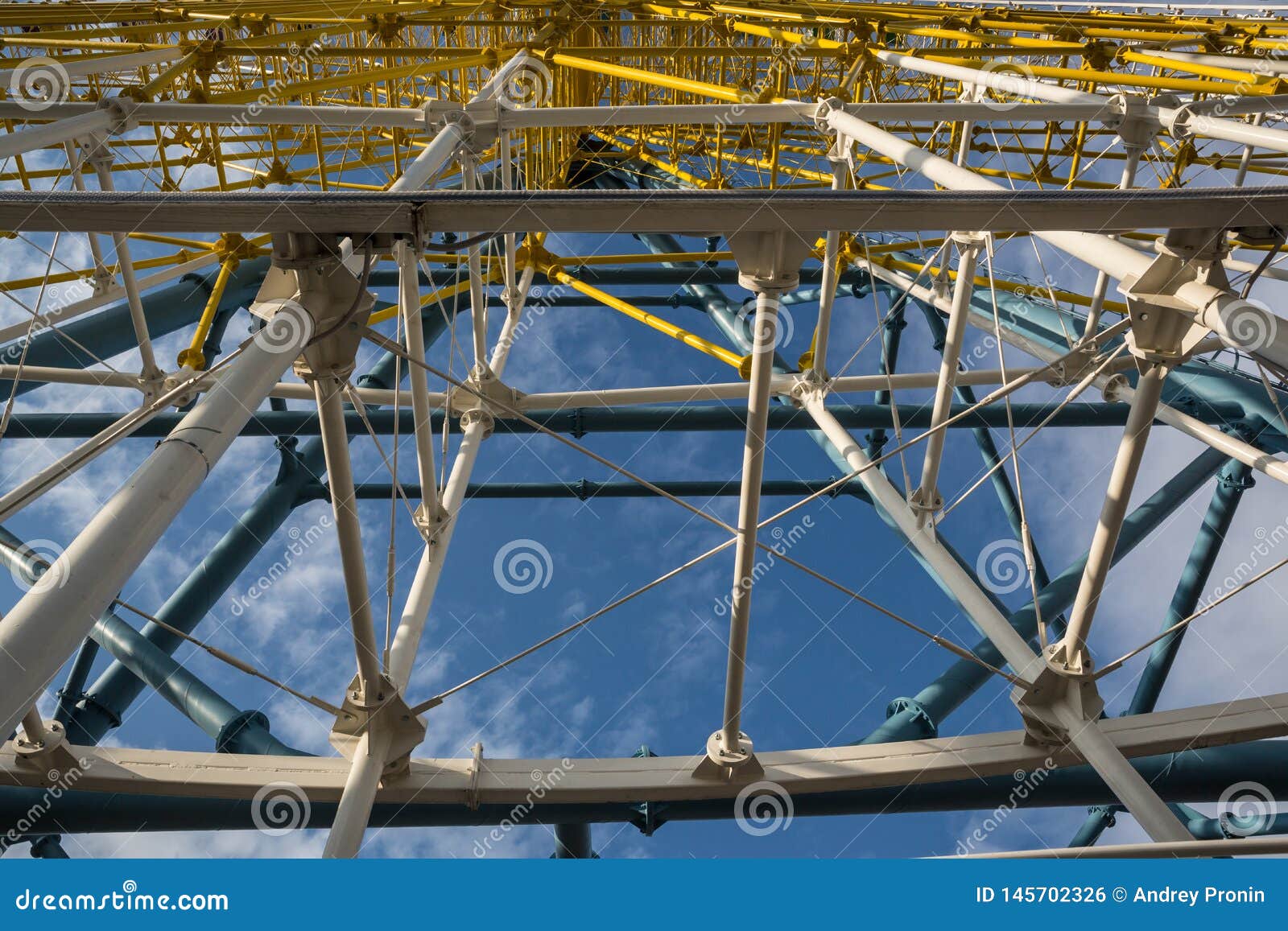 Photo of Architectural Details of the Metallic Structure of a Big ...