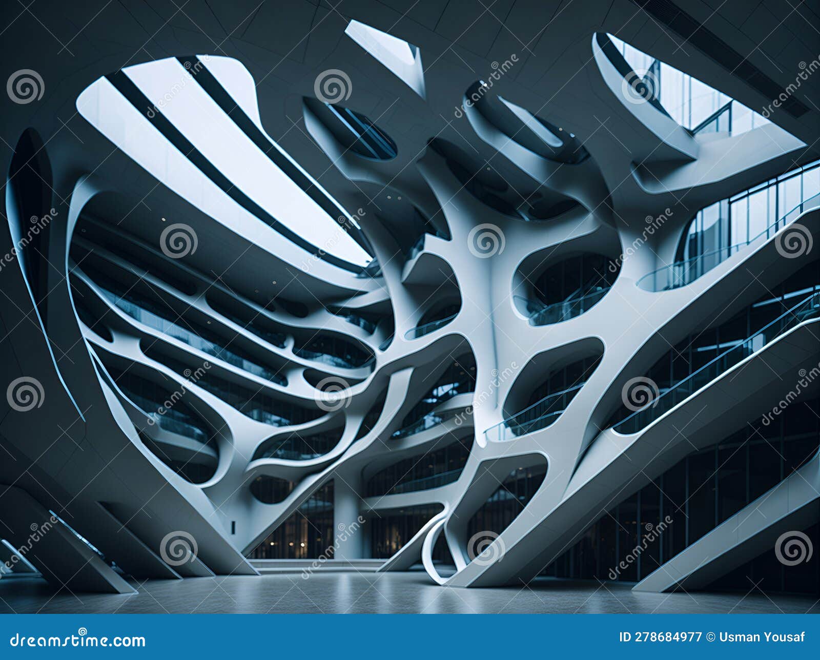 Ai Generated An Architecturally Unique Building With Curvilinear Design ...