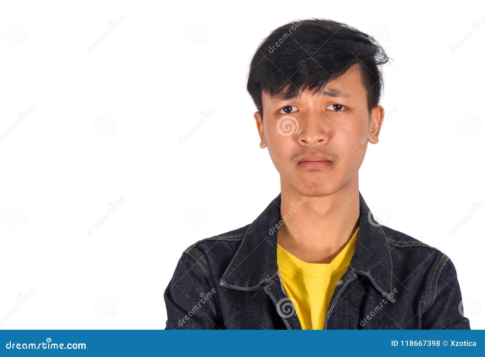 An Asian Man Makes Disgusted Face Stock Photo - Image of crazy, face ...