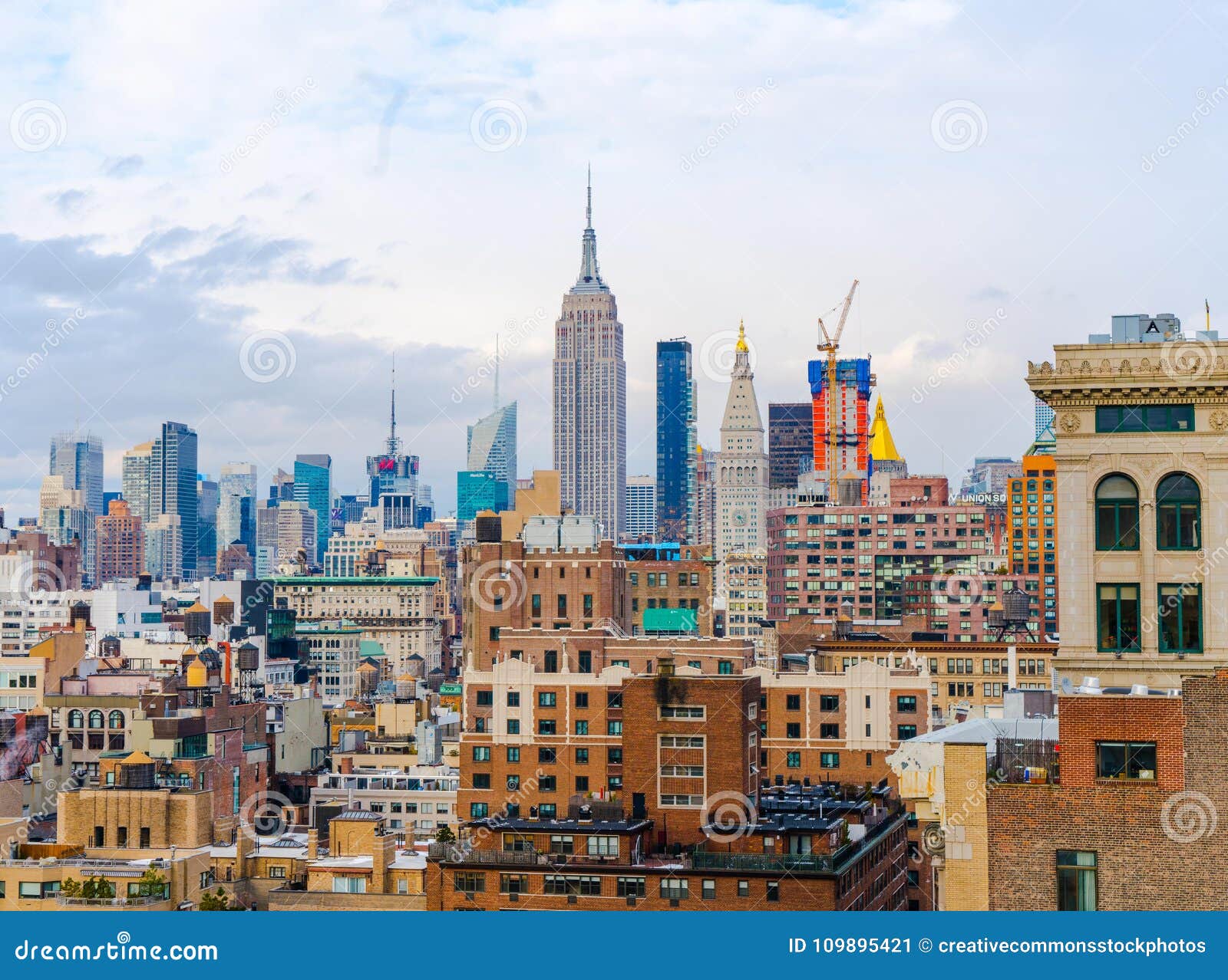 Photo Of Assorted-color Skyscrapers Picture. Image: 109895421