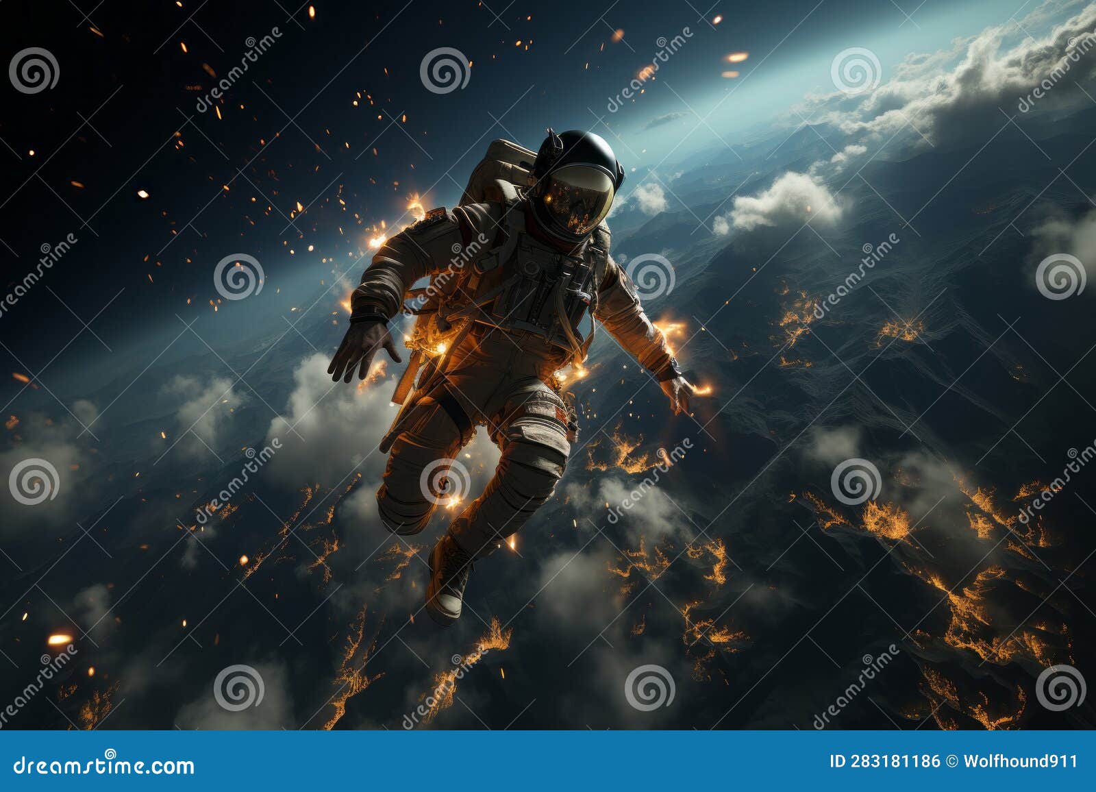 Astronaut Outer Space Cartoon Vector Illustration | CartoonDealer.com ... Astronaut Outer Space Cartoon Vector Illustration | CartoonDealer.com ...