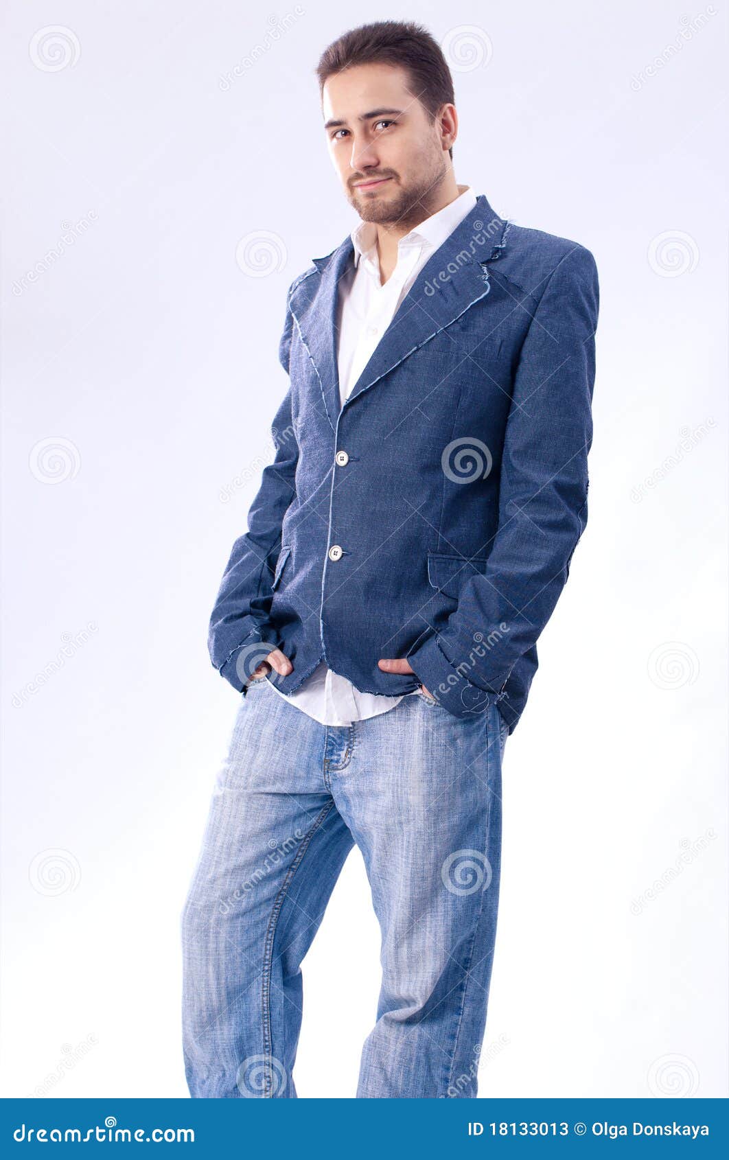 Photo of Awesome Guy in Jeans Stock Image - Image of beauty, beautiful ...