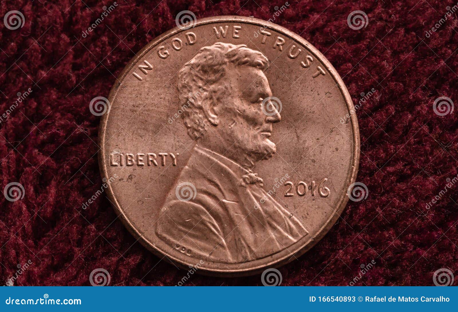 Penny dollar. stock image. Image of coins, money, metal - 166540893