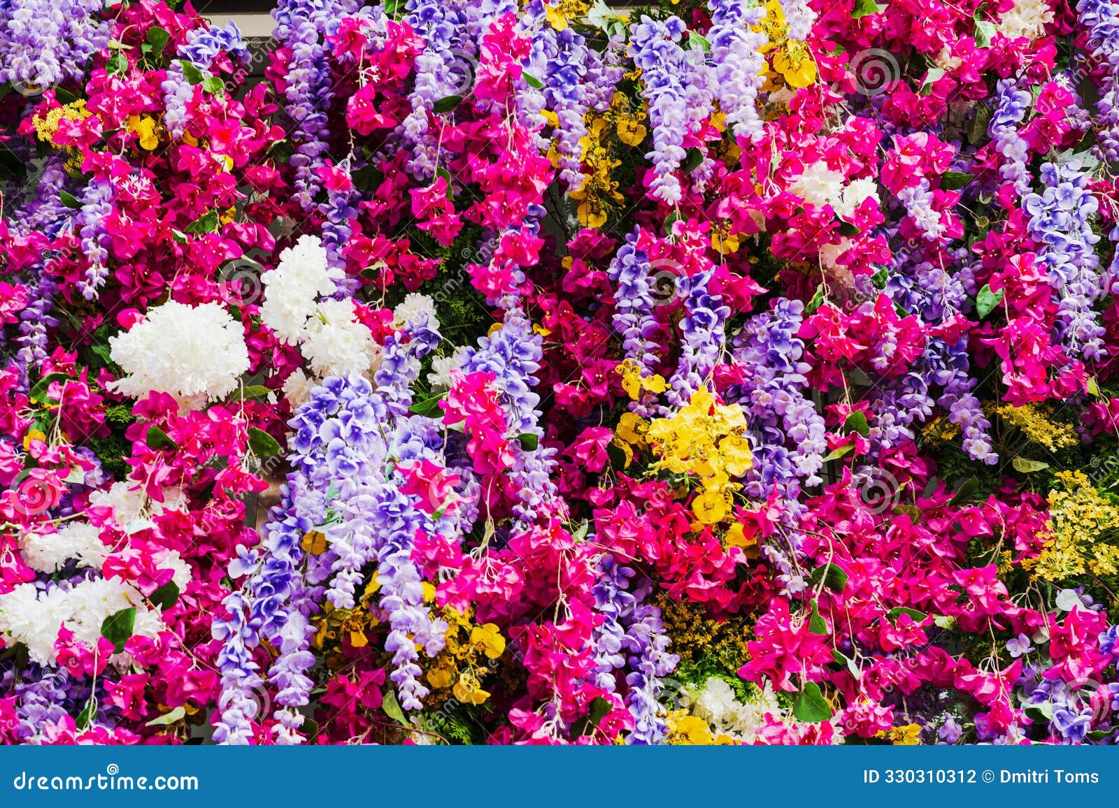 Photo Background Texture, Wall of Various Multi-colored Southern ...