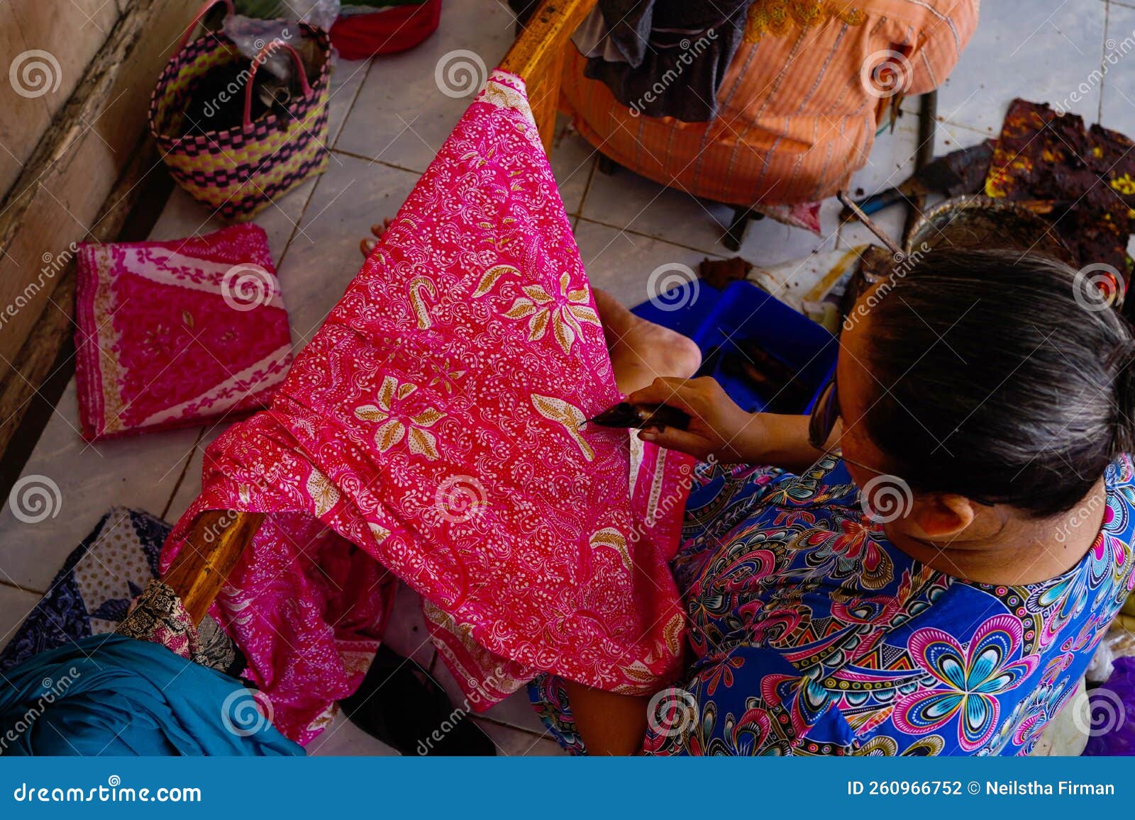 November 5, 2022 Batik Painting Process in Lasem, Central Java ...