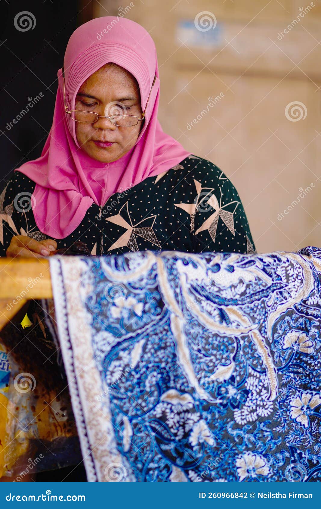 November 5, 2022 Batik Painting Process in Lasem, Central Java ...