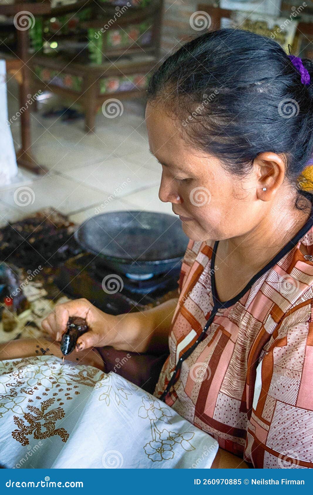 November 5, 2022 Batik Painting Process in Lasem, Central Java ...