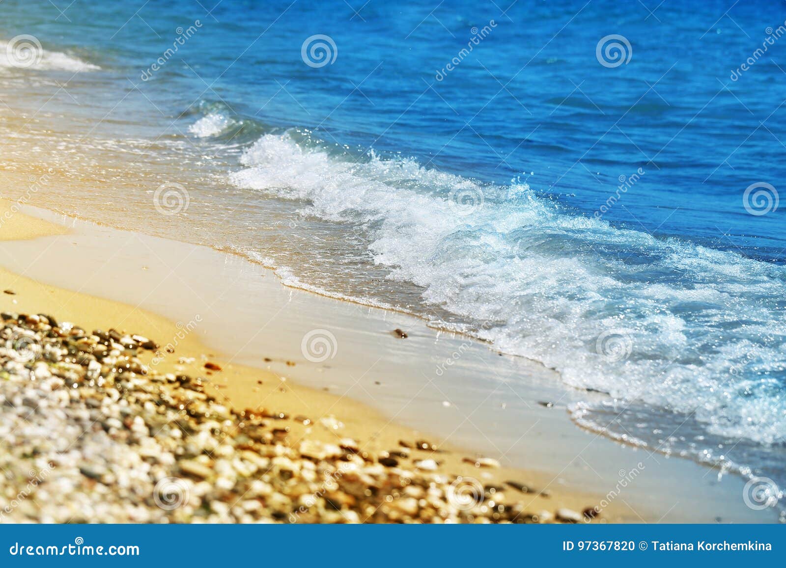 Photo of a Beautiful Blue Wave Stock Photo - Image of blurred, color ...