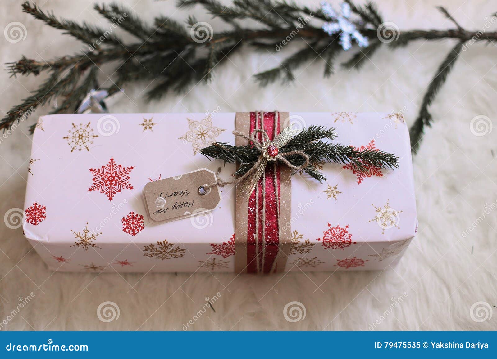 Photo of Beautiful Christmas Present Stock Image - Image of holiday ...