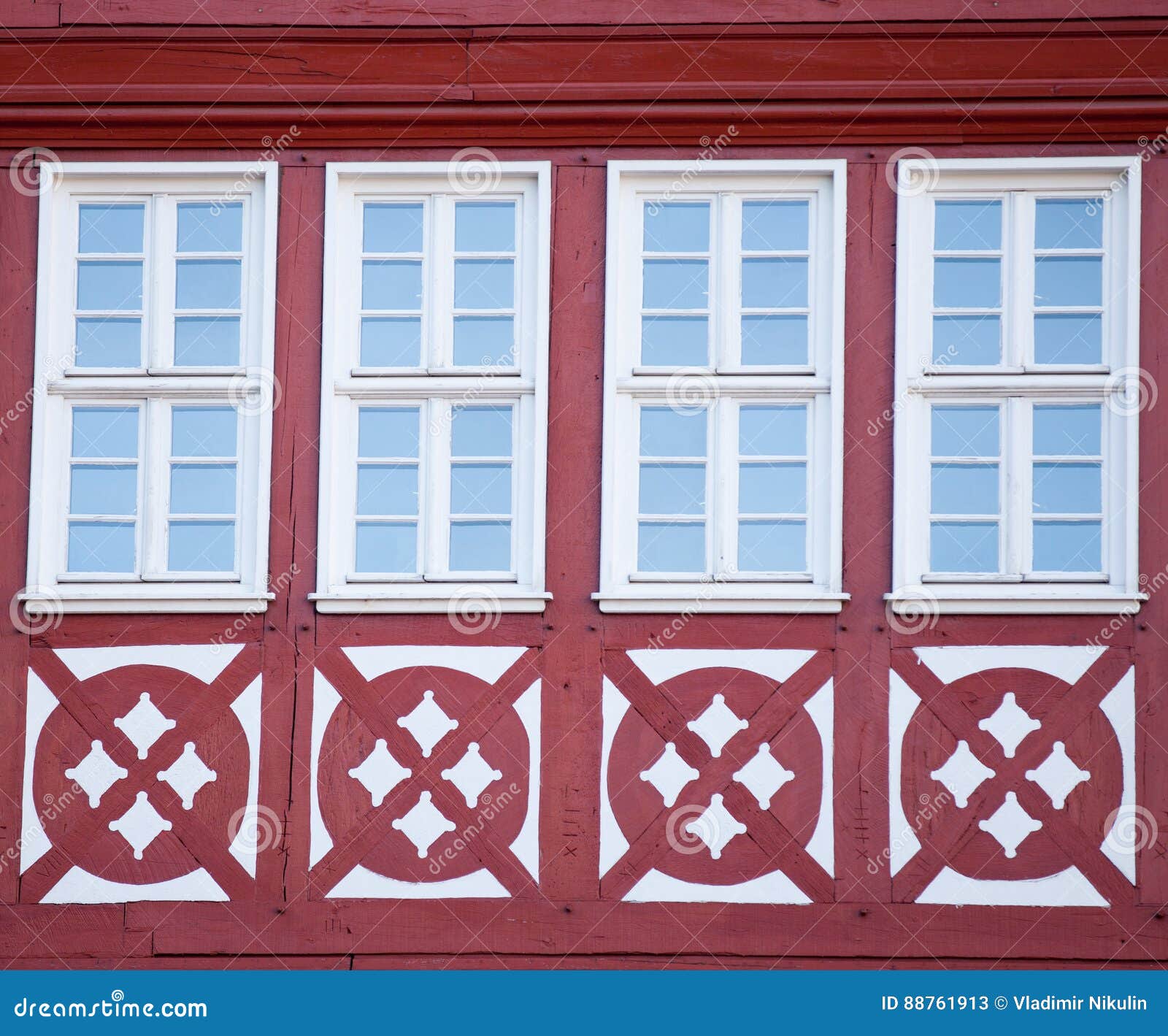 Photo of Beautiful Cool Windows on One of Buildings with Pattern Stock ...