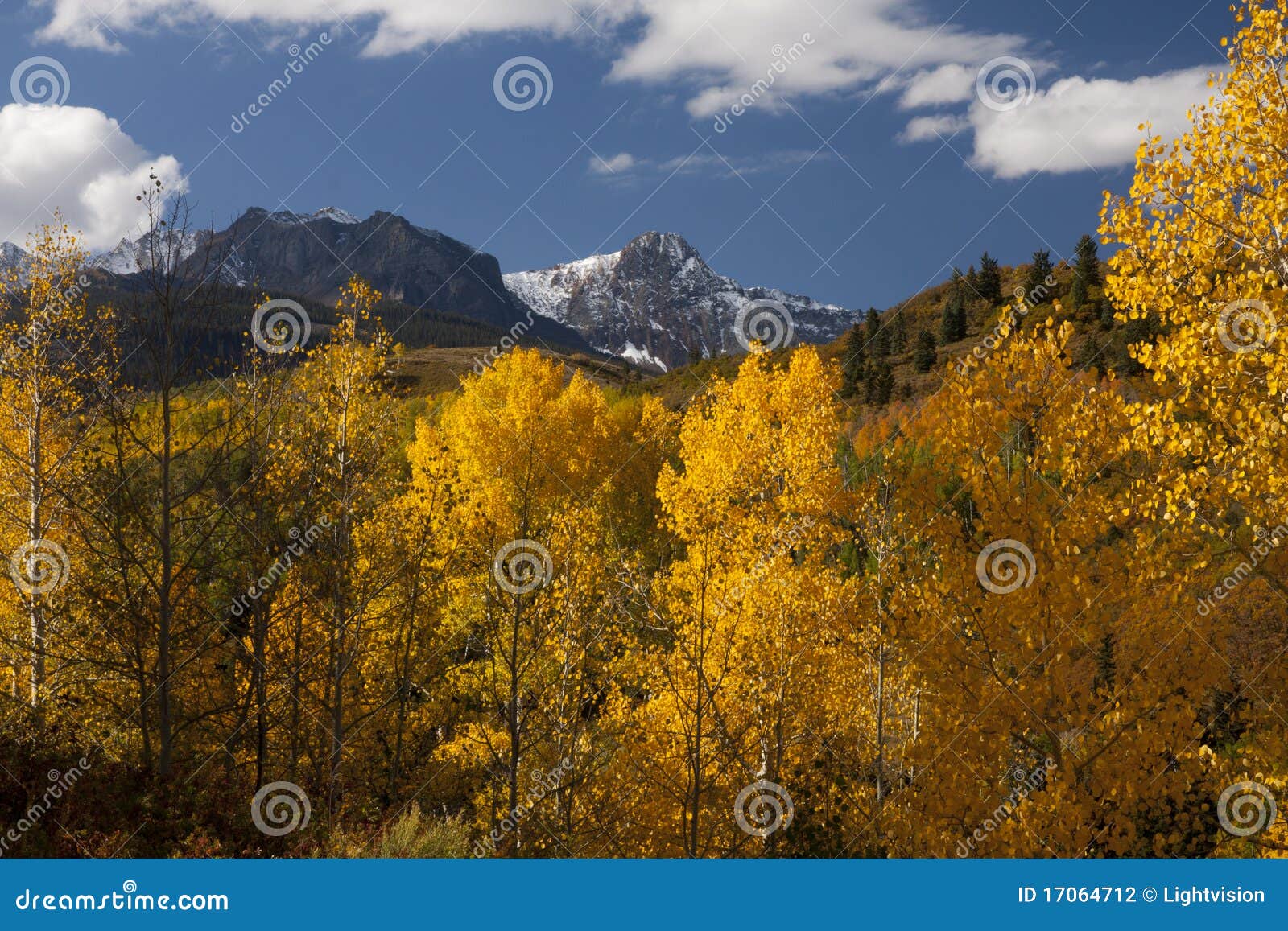Photo of a Beautiful Fall Season in Colorado with Stock Photo - Image ...