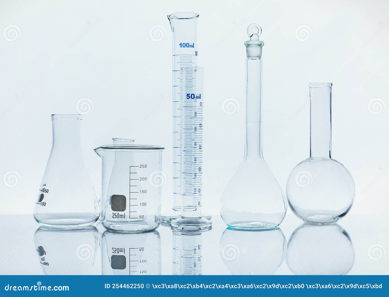 Photo of Biochemistry Glassware Experiment Stock Photo - Image of ...
