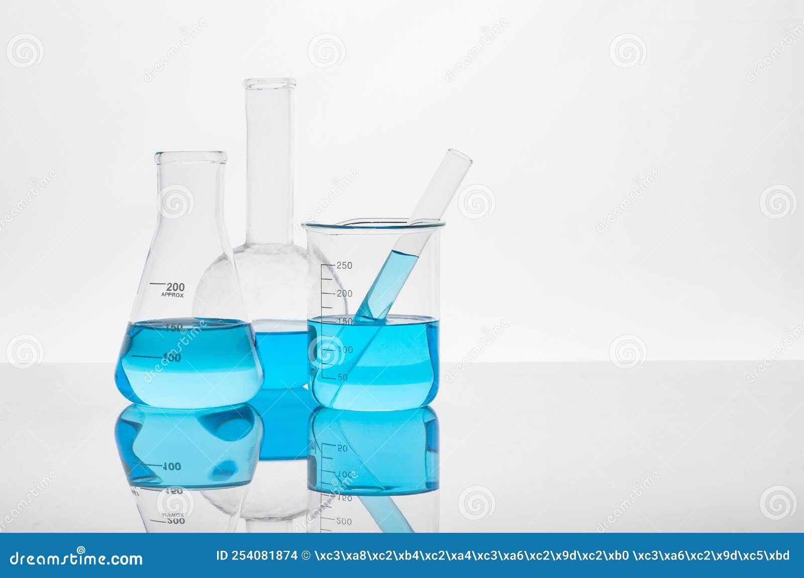 Photo of Biochemistry Glassware Experiment Stock Photo - Image of ...