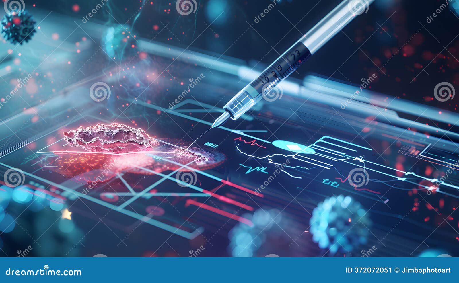 Biopsy Needle Icon, Medical Device Vector | CartoonDealer.com #349161202