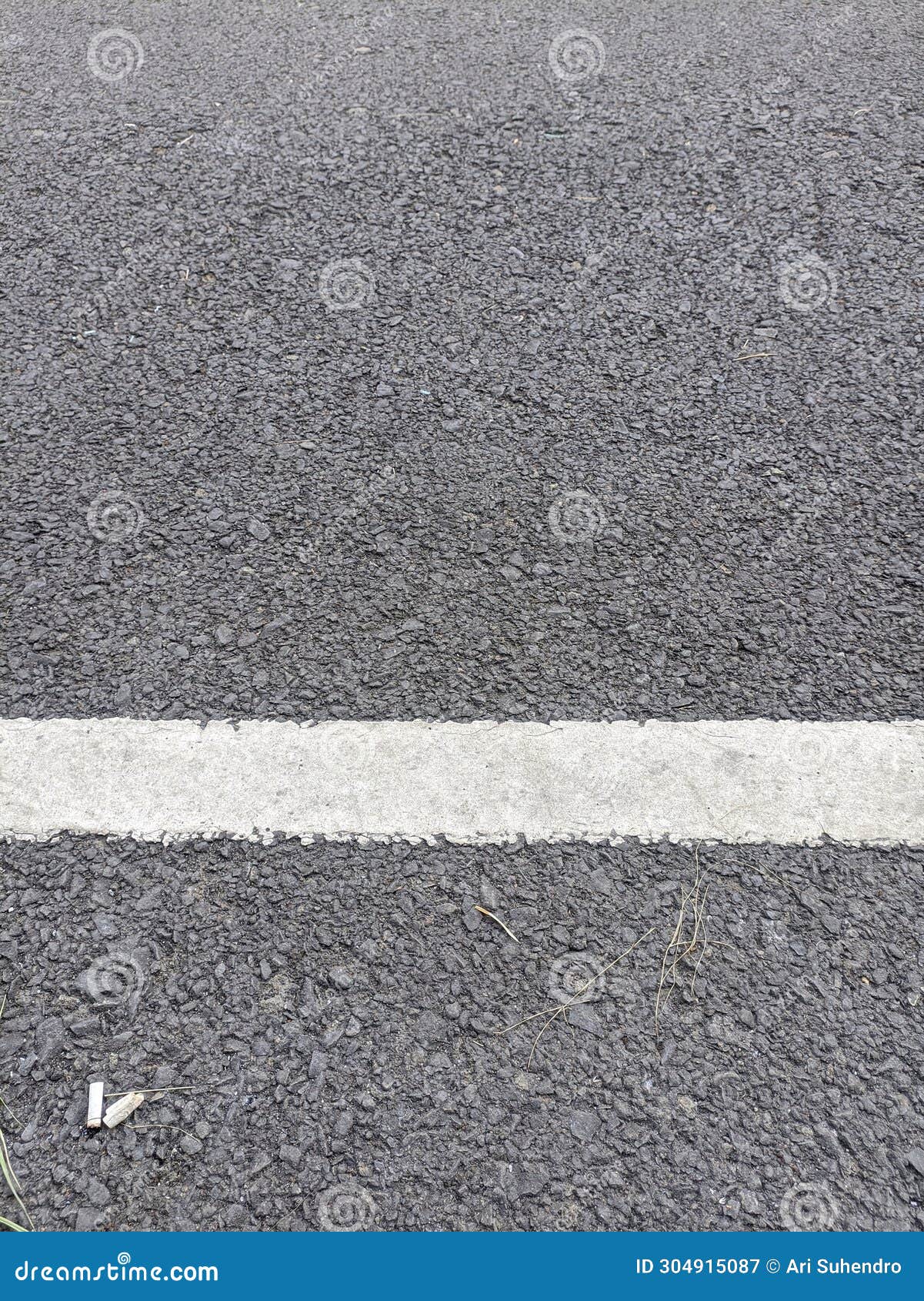 A Photo of a Black Asphalt Road with White Road Lines Stock Image ...