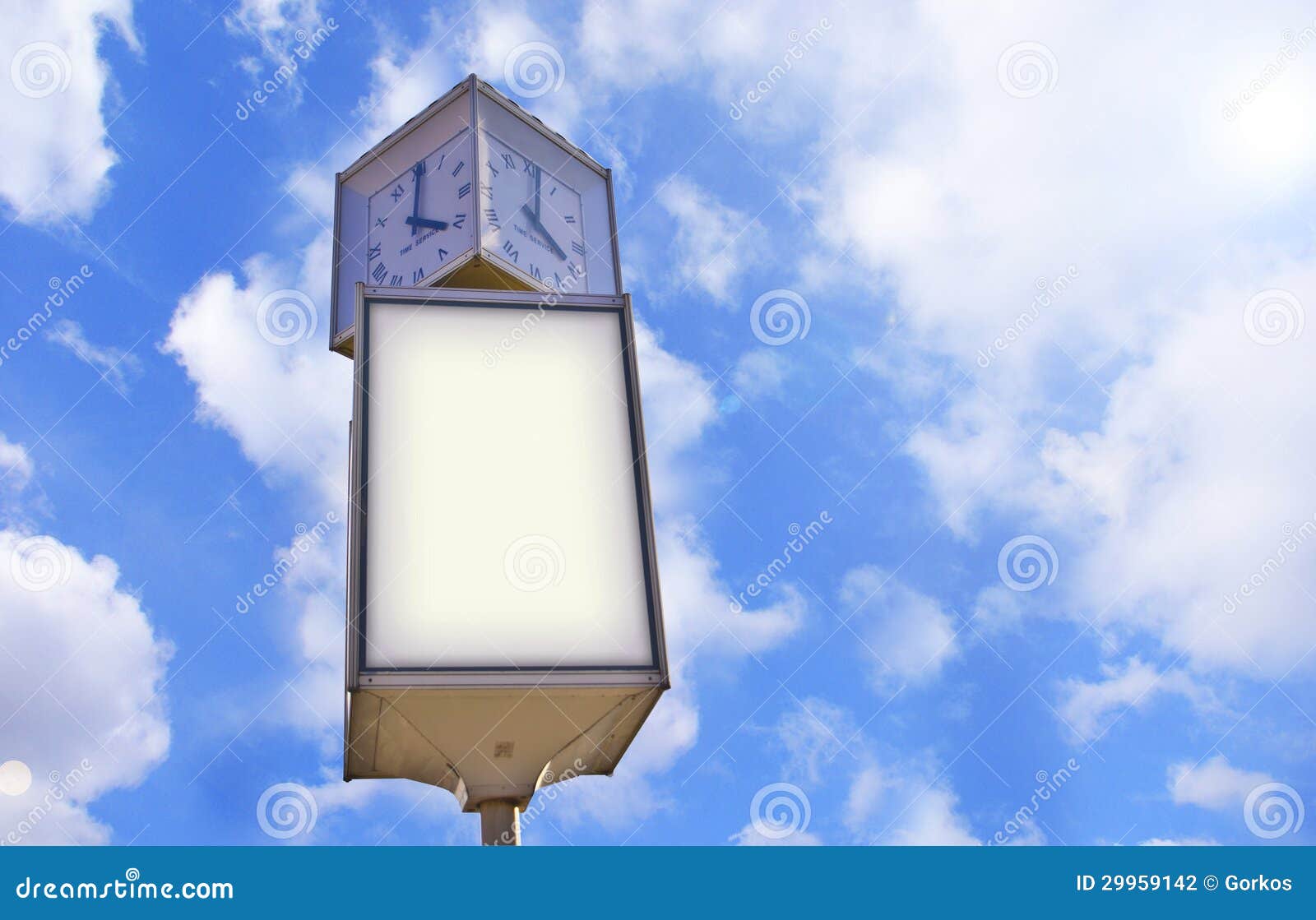 Billboard stock photo. Image of campaign, cloud, sign - 29959142