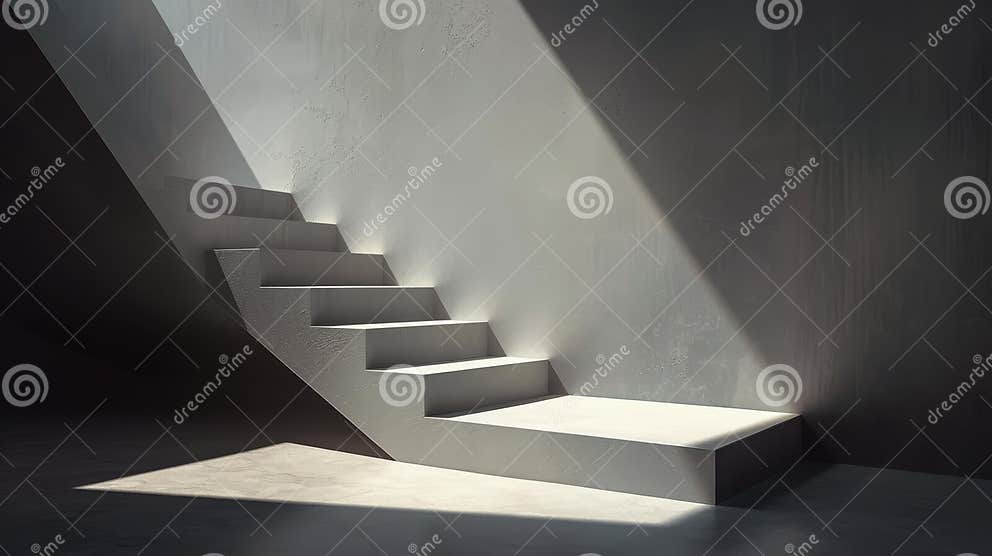 Photo Blends Light and Shadow for Depth Effect, Ai Generated Stock ...