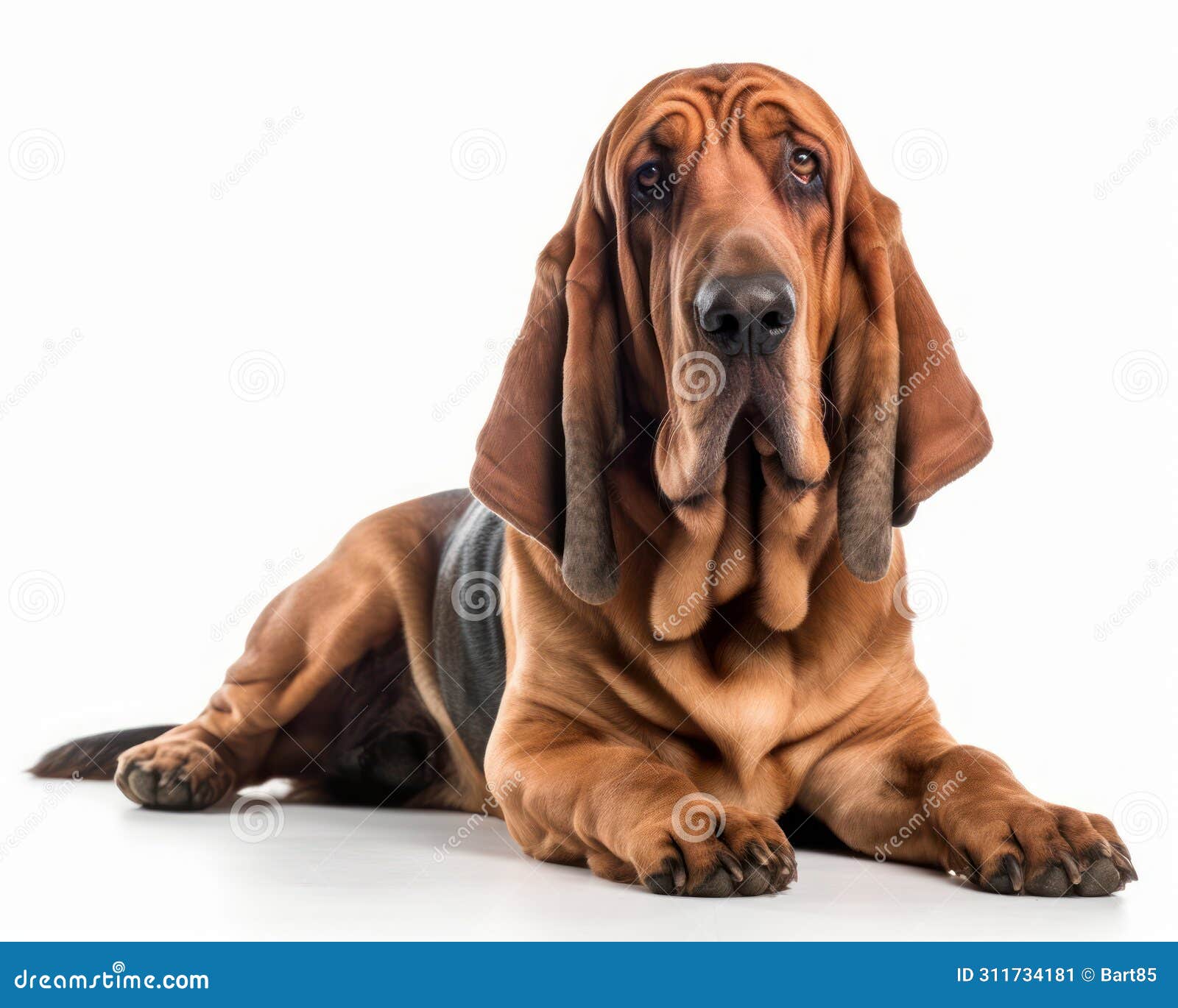 Droopy Bloodhound Mafia Don Standing Image Painting Generative AI ...