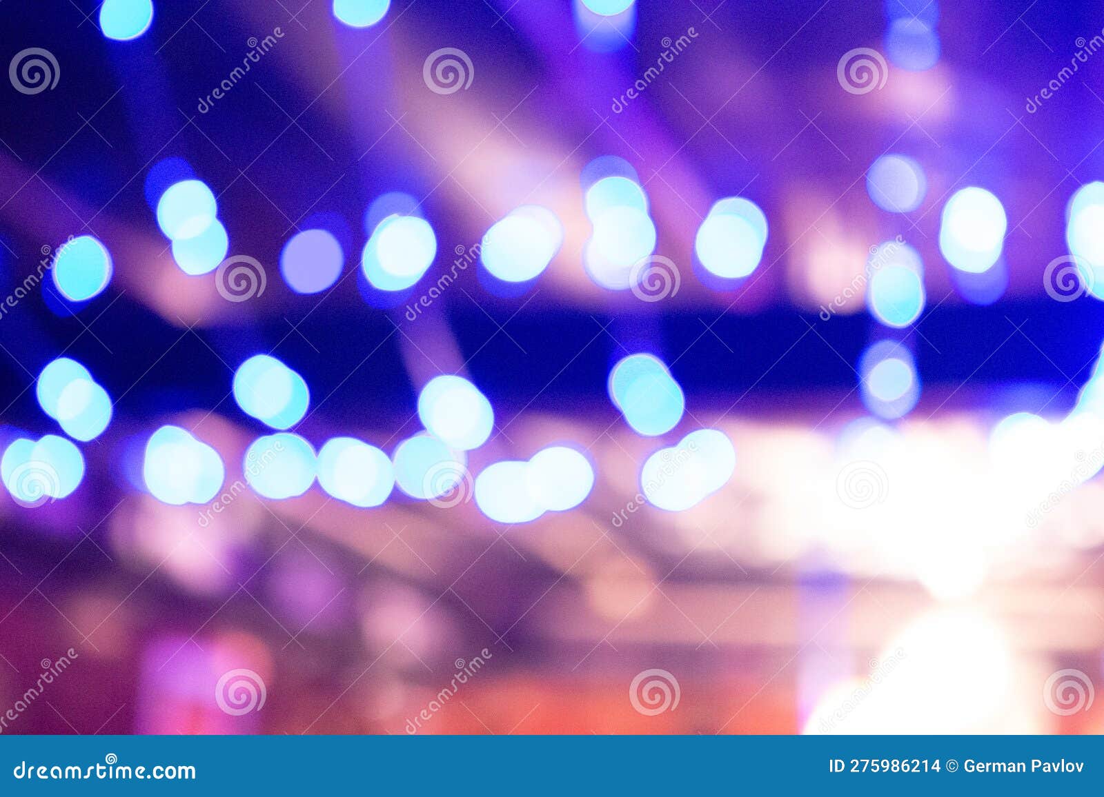Blue Backgound with Bokeh Effect Stock Photo - Image of light, line ...