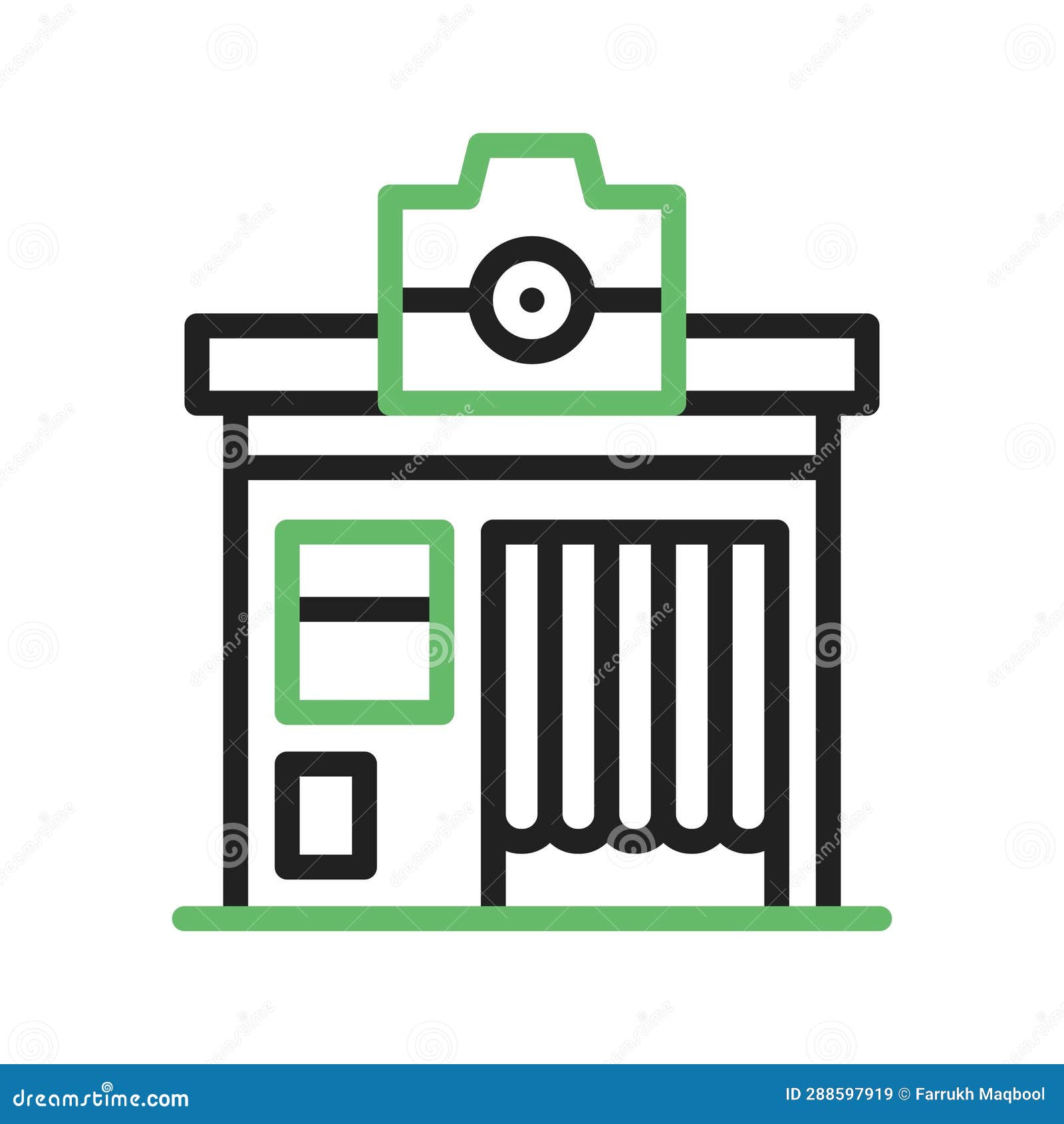 Photo Booth Icon Image. stock vector. Illustration of camera - 288597919