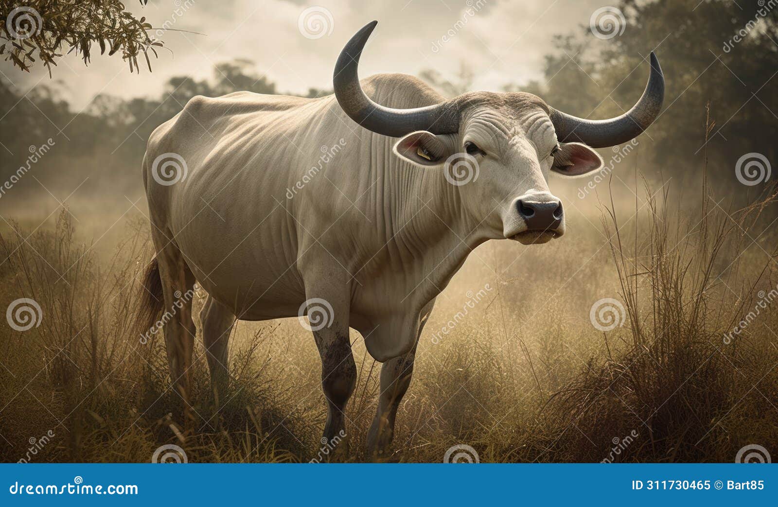 Brahman Bull Pulling Cart In Malaybalay Philippines Art Deco WPA Poster ...