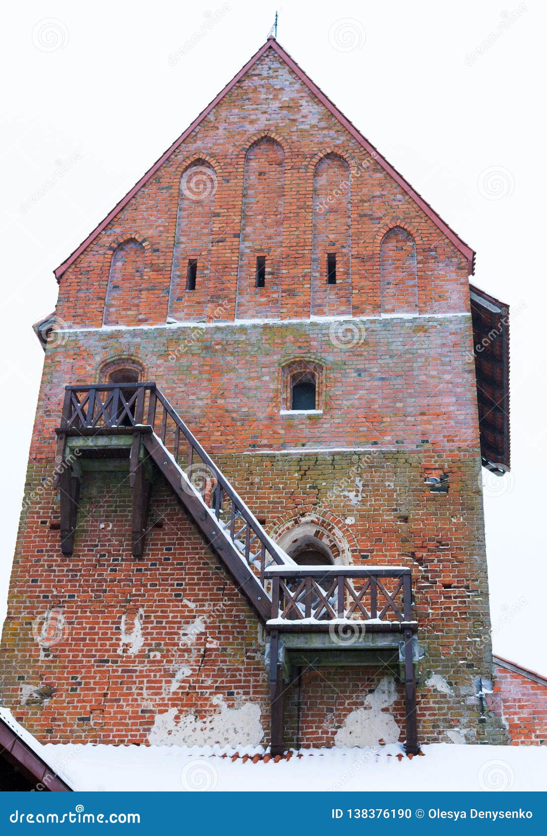 Photo of brick castle wall stock photo. Image of castle - 138376190