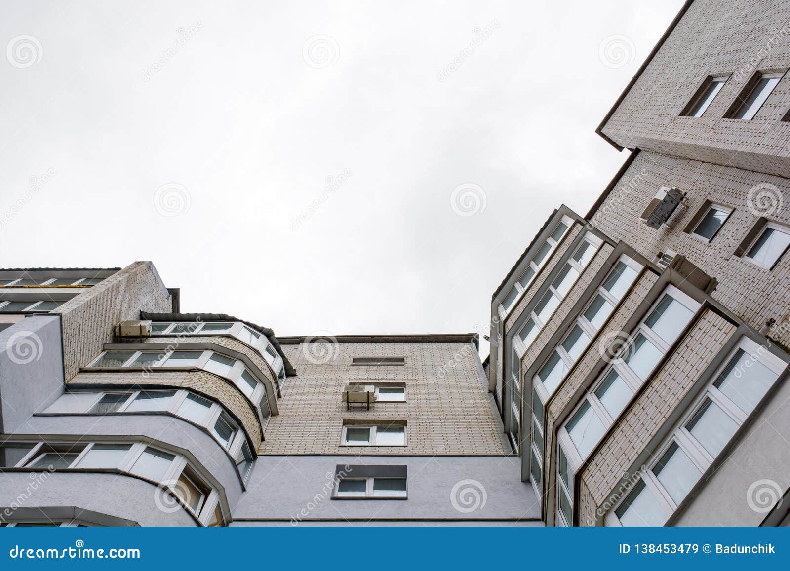 Photo of the Building Corner with Sky Stock Image - Image of house ...
