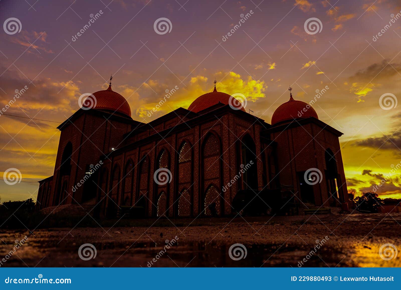 Building Structure in One of the Mosques Stock Image - Image of city ...