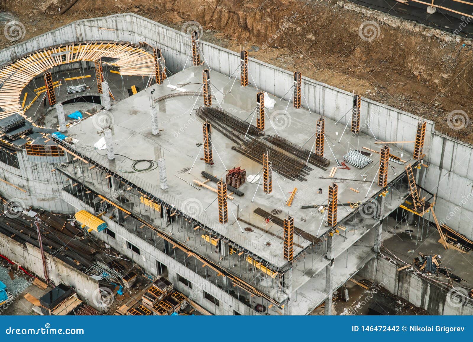 Photo of the Building Under Construction Stock Photo - Image of ...